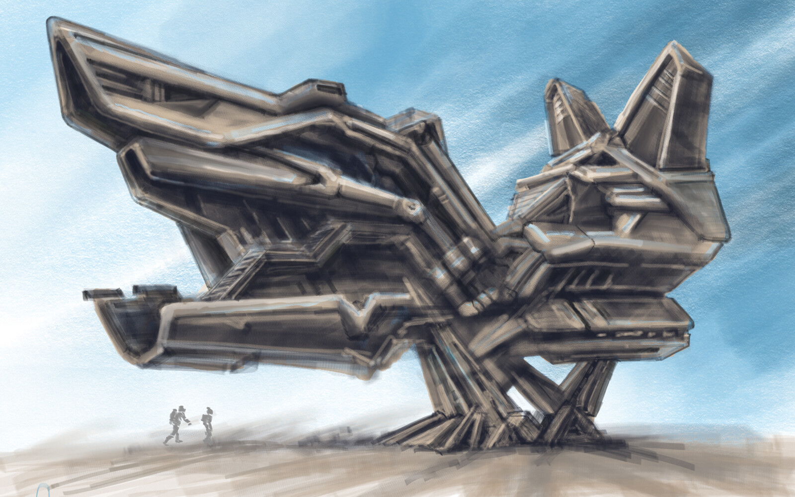 ArtStation - Station on planet 3ft6