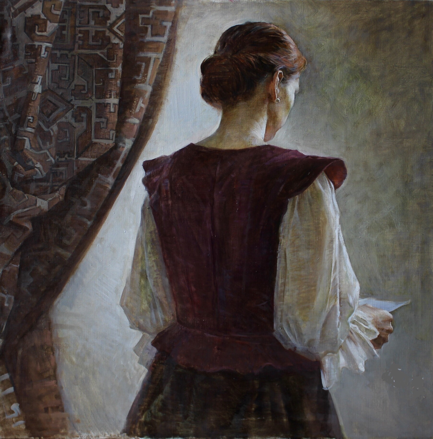 ArtStation - Vermeer style portrait of a woman