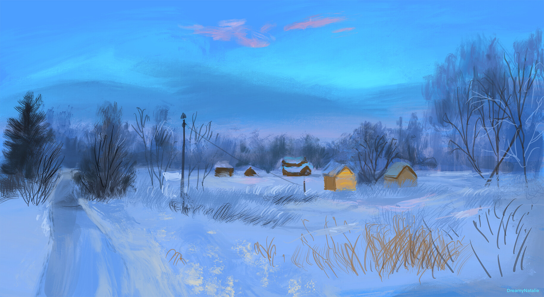 ArtStation - Cold blue