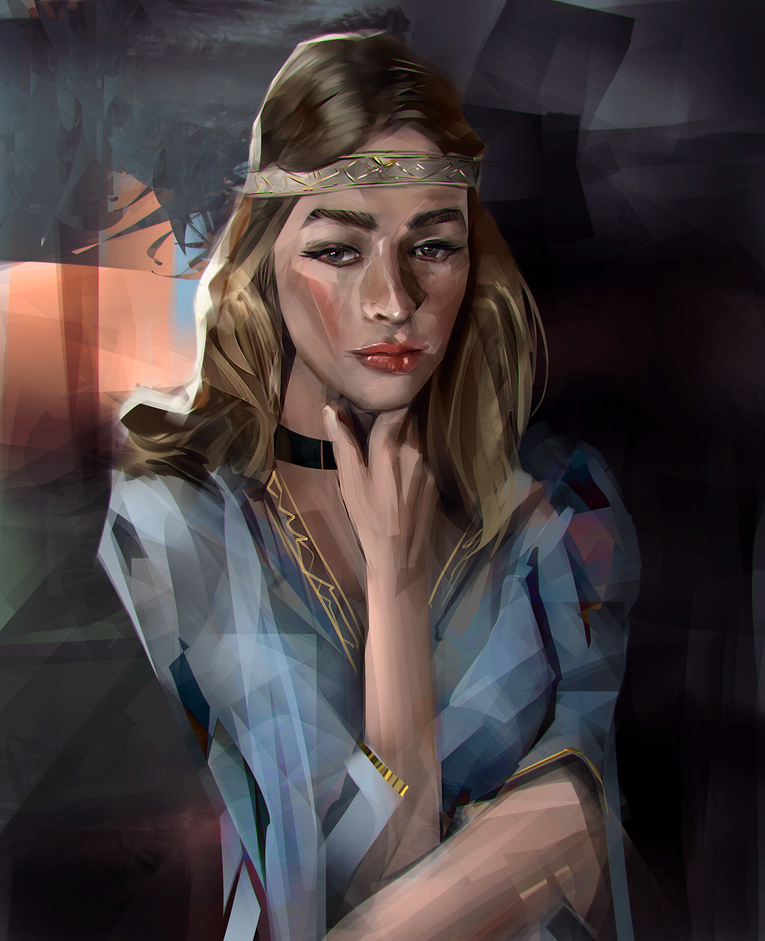 ArtStation - Portrait of An Anglo-Saxon Lady