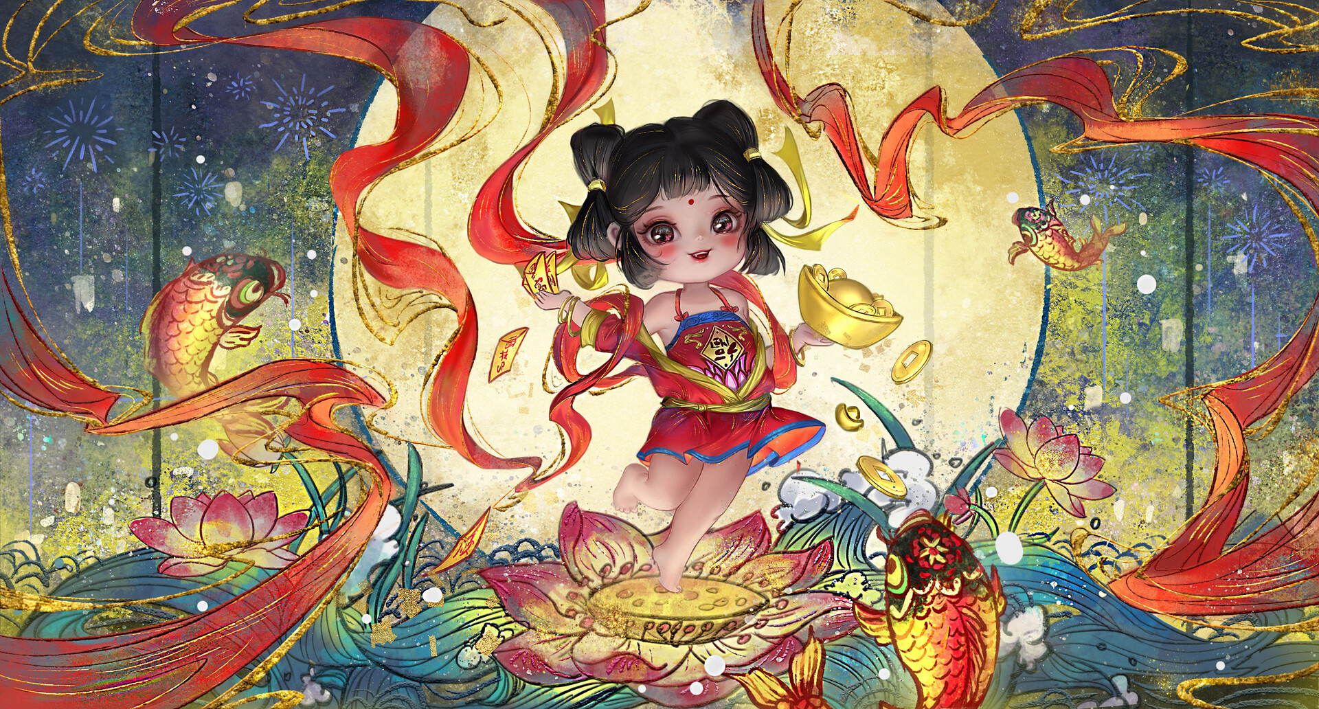 ArtStation - 虎年福娃