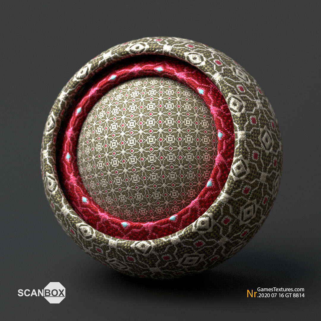 ArtStation - PBR Fabric Scan 4K - 8814 GamesTextures.com