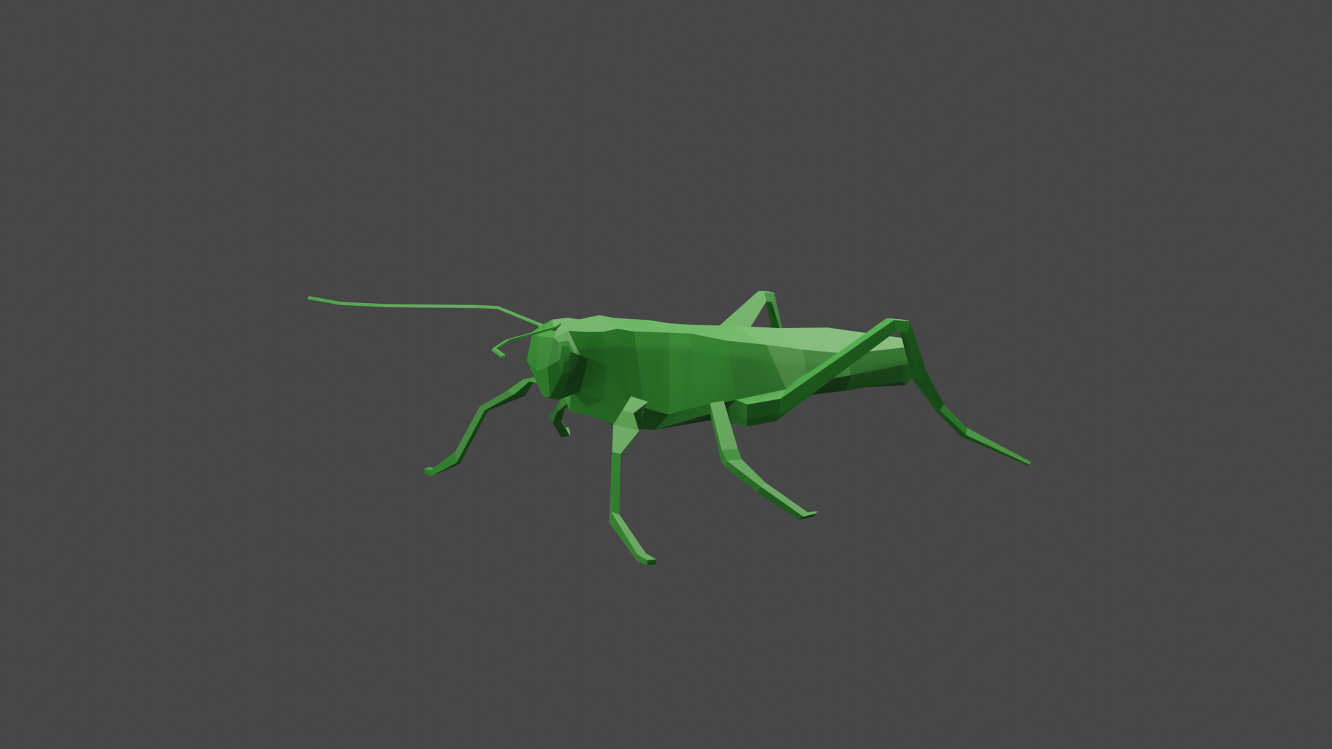 ArtStation - Low Poly Cricket