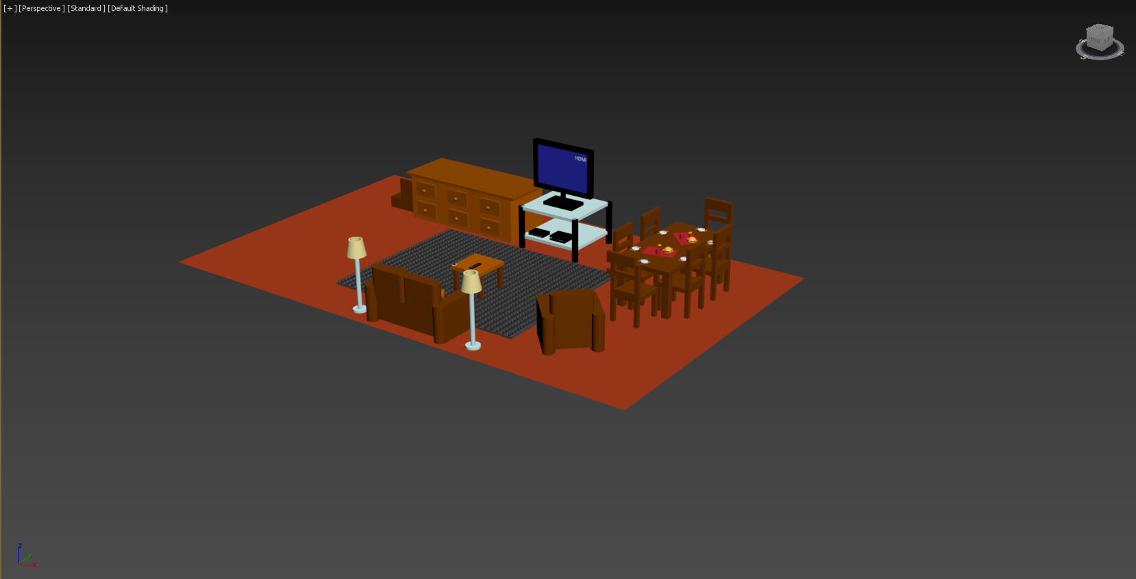 ArtStation - 3DS Max Living Room