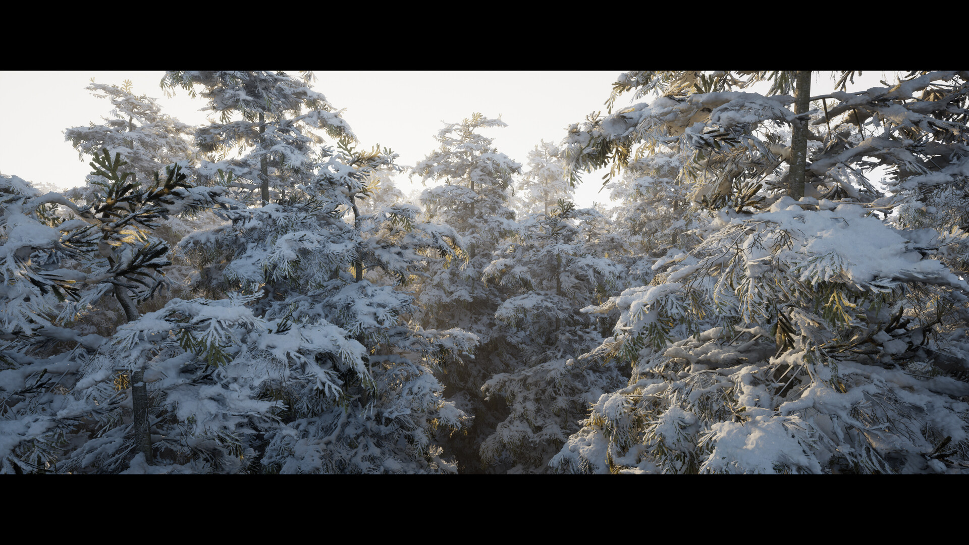 B.O.W.👁‍🗨 - 【UE5】Snow on tree in winter Ⅱ