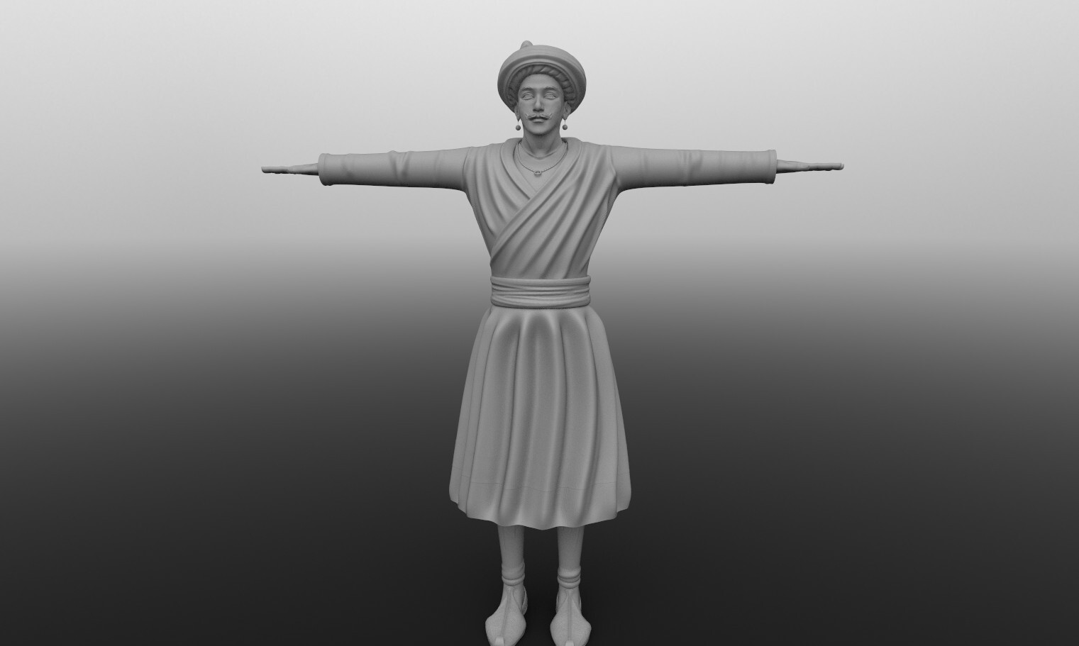 ArtStation - Indian Maratha King Sculpt