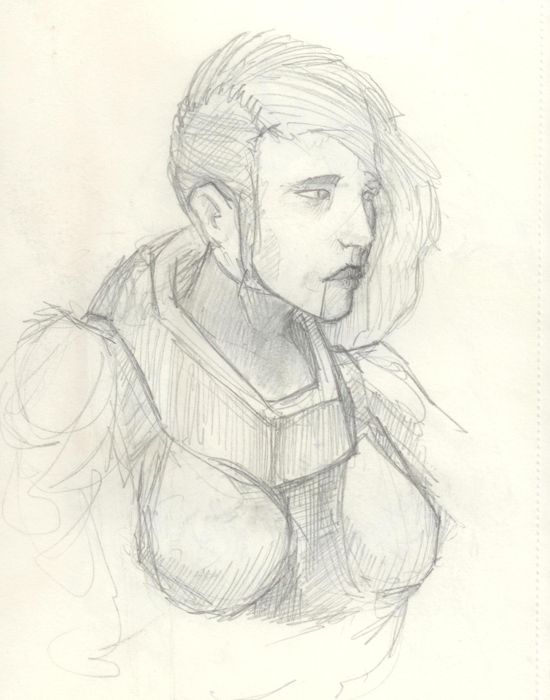 ArtStation - sketchbook 2 - 2019 - 11 - mistral portrait