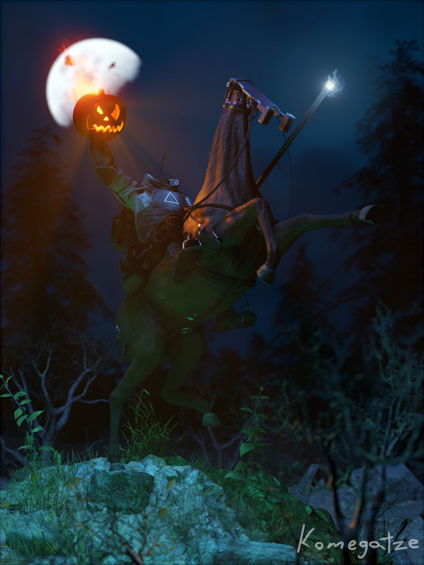 ArtStation - Combine Horse Source 2 Renders 2021