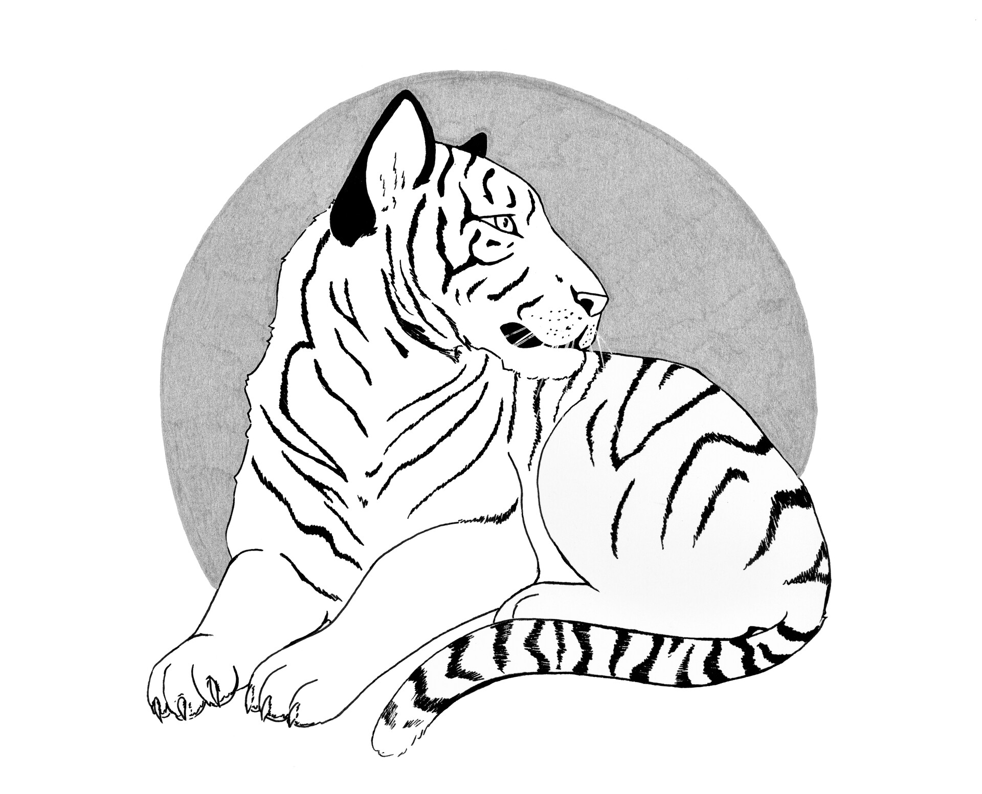 ArtStation - Tiger Moon