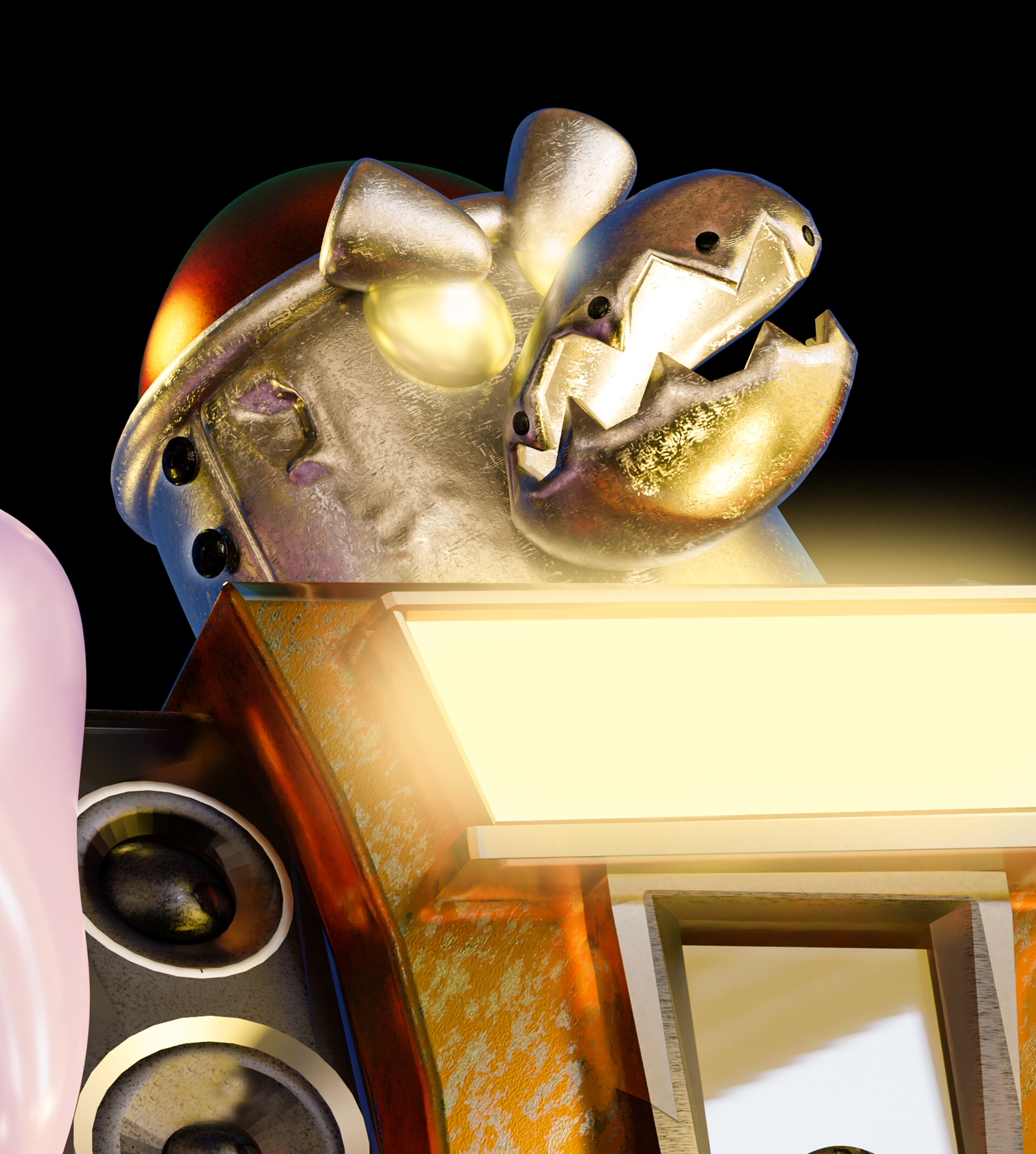 Simon Sanchez Plazas - Protobot 3D Character from club penguin2D FAN ART