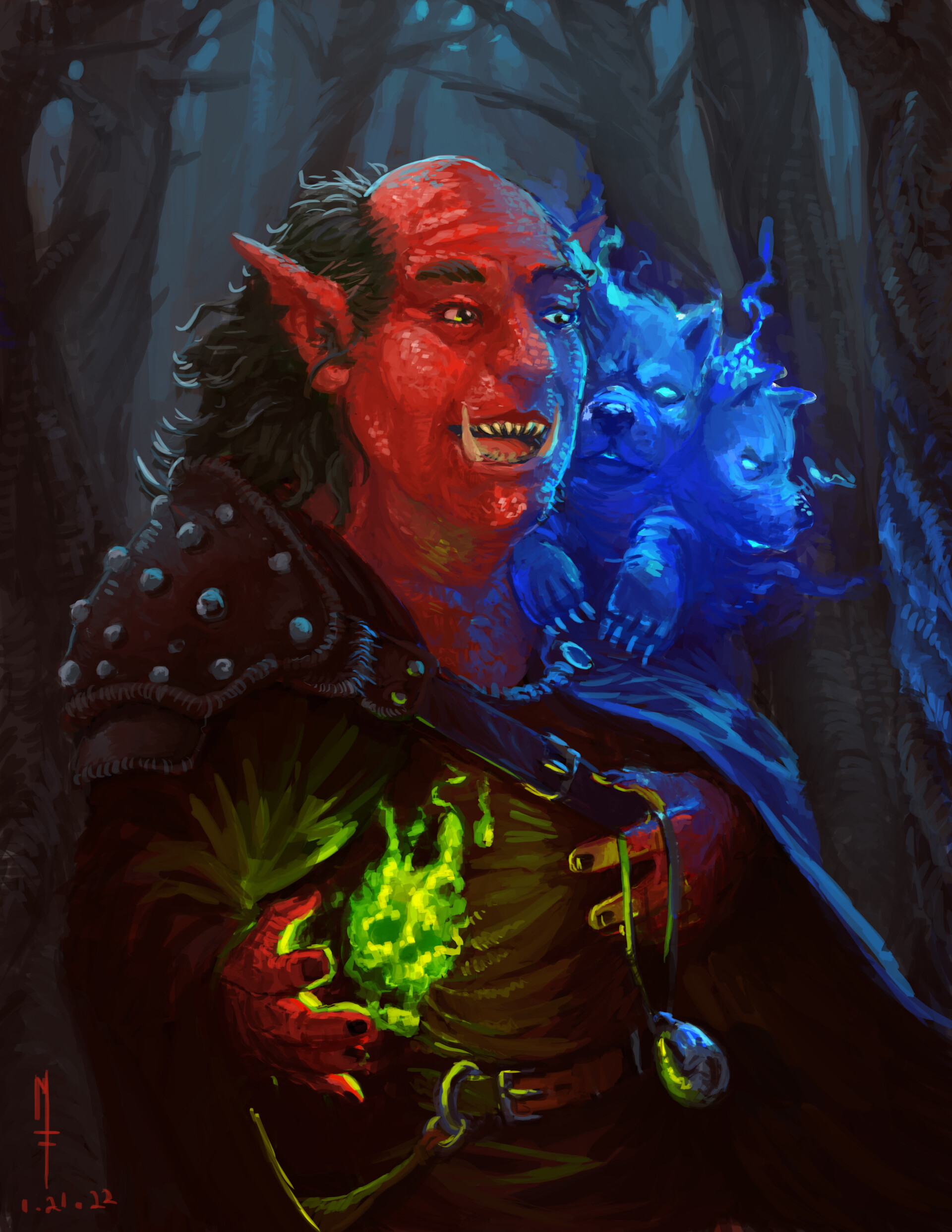 ArtStation - Curse of Strahd PC 1: Donatello Devitious