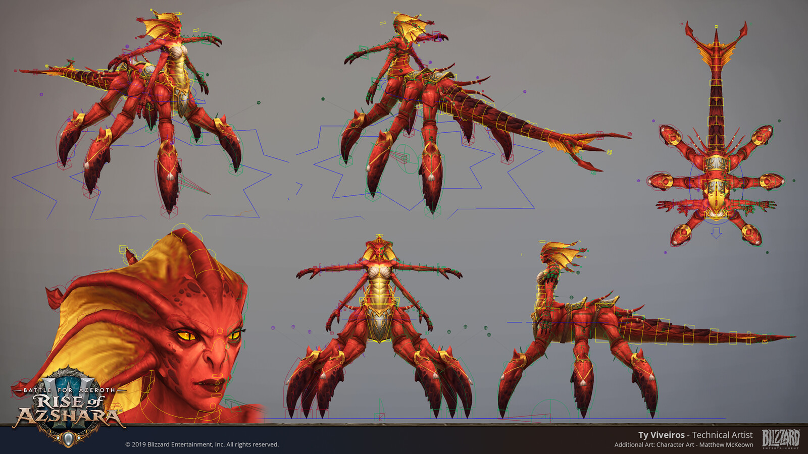 Ty Viveiros - World of Warcraft: Battle for Azeroth - Naga Centaur Rig