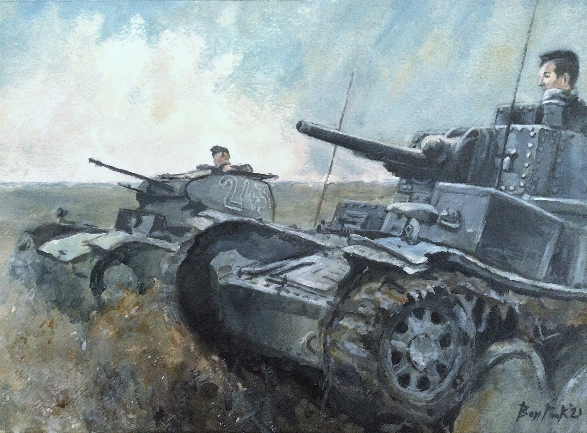 ArtStation - “Achtung – Panzer!”
