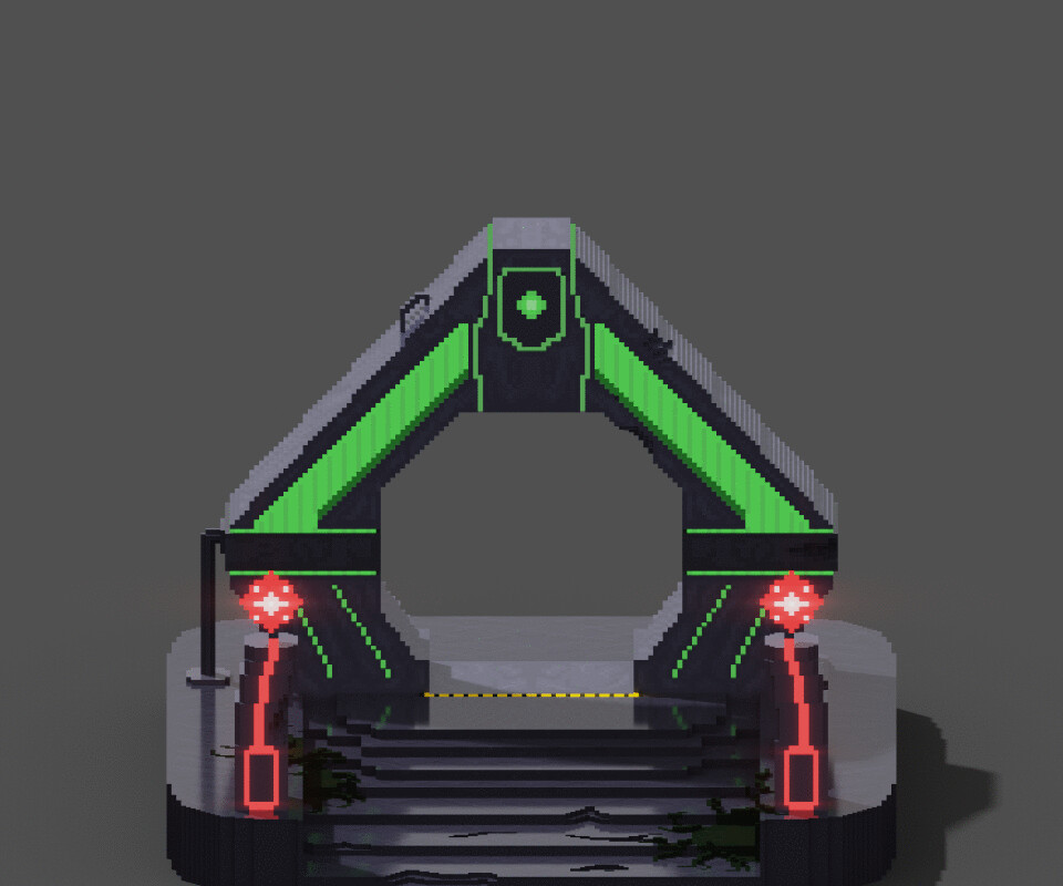 ArtStation - Sci-fy Alien Portal