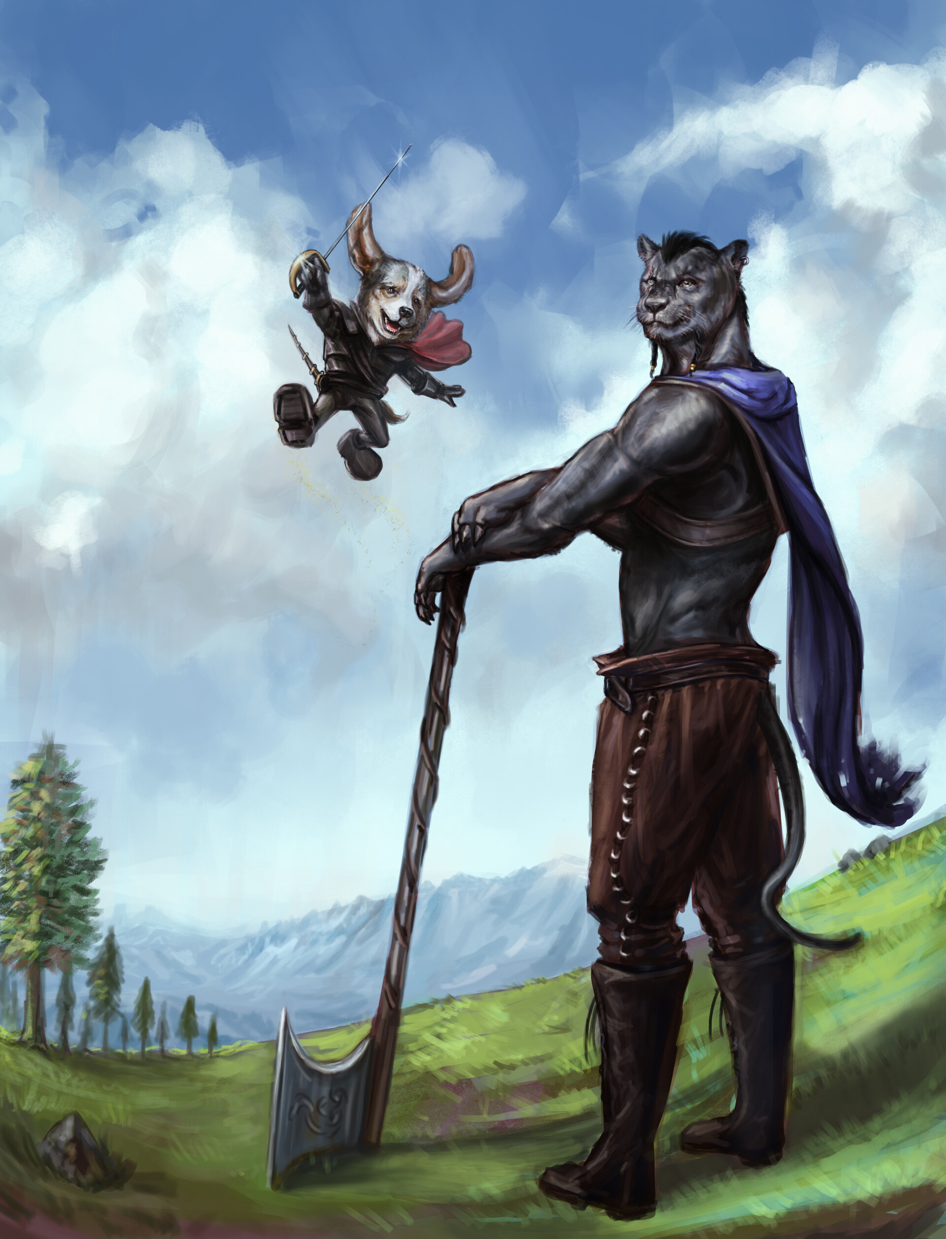 ArtStation - Anthro Fantasy Painting ArtStation - Anthro Fantasy Painting