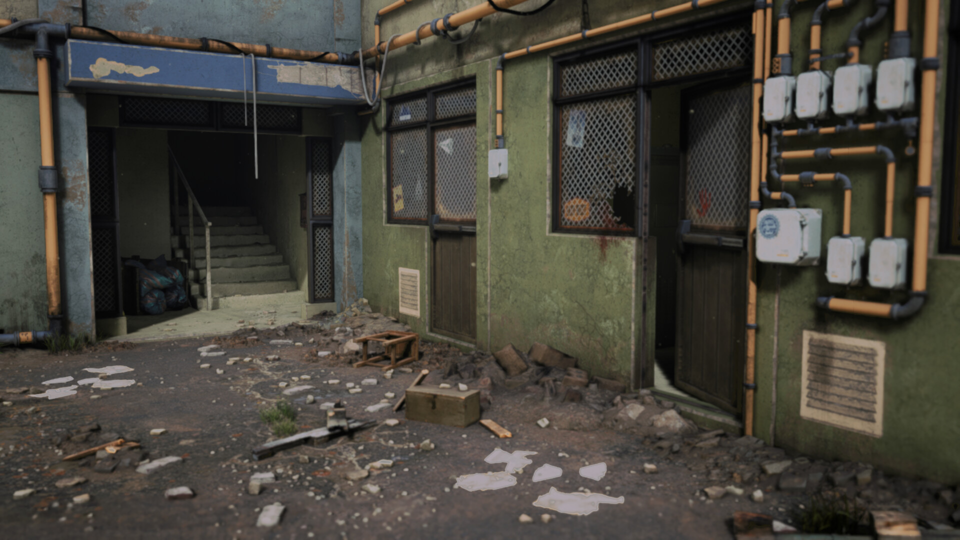 ArtStation - Abandoned Apartment Complex - [UE4]