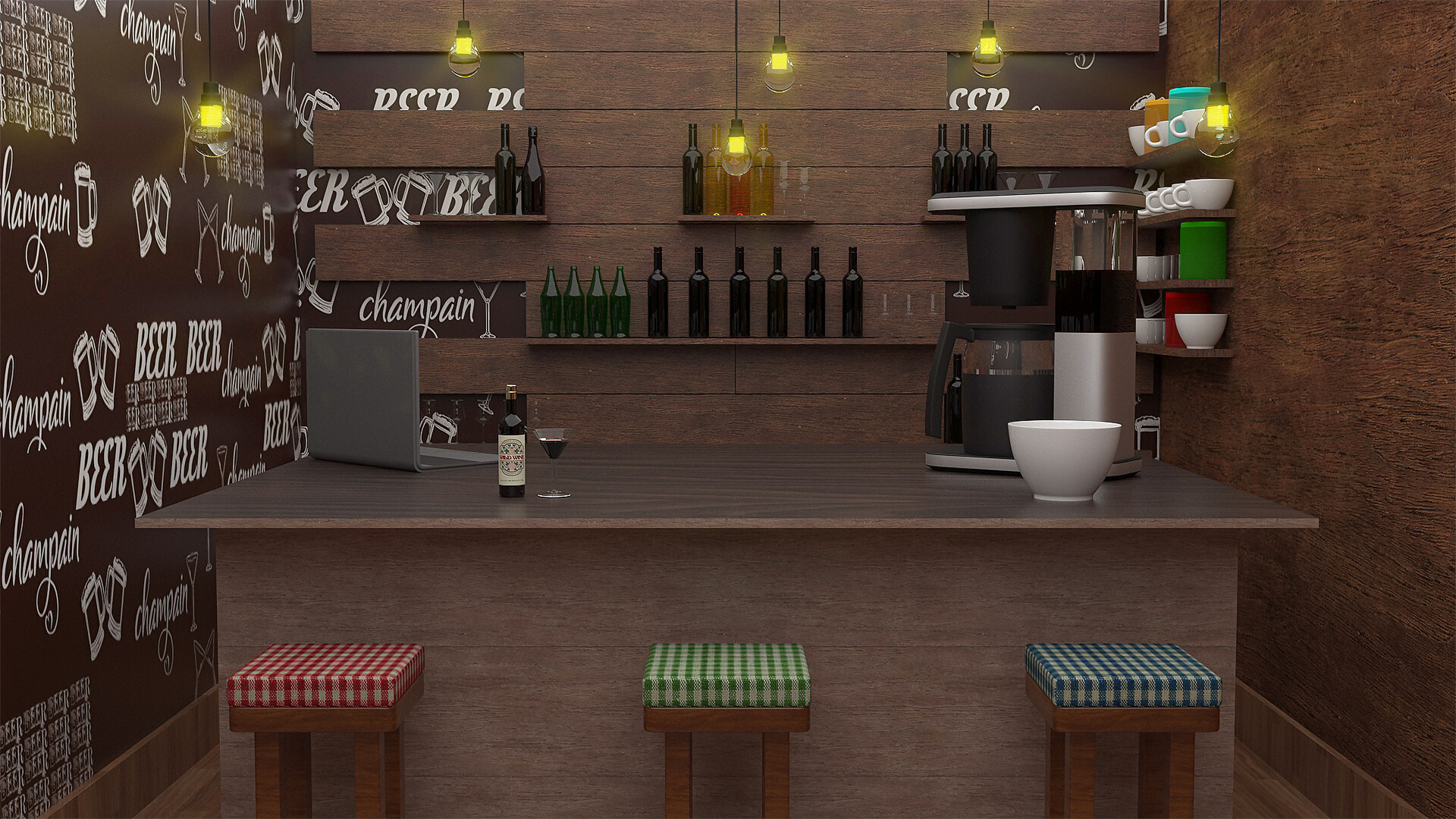 ArtStation - 3D Cafe