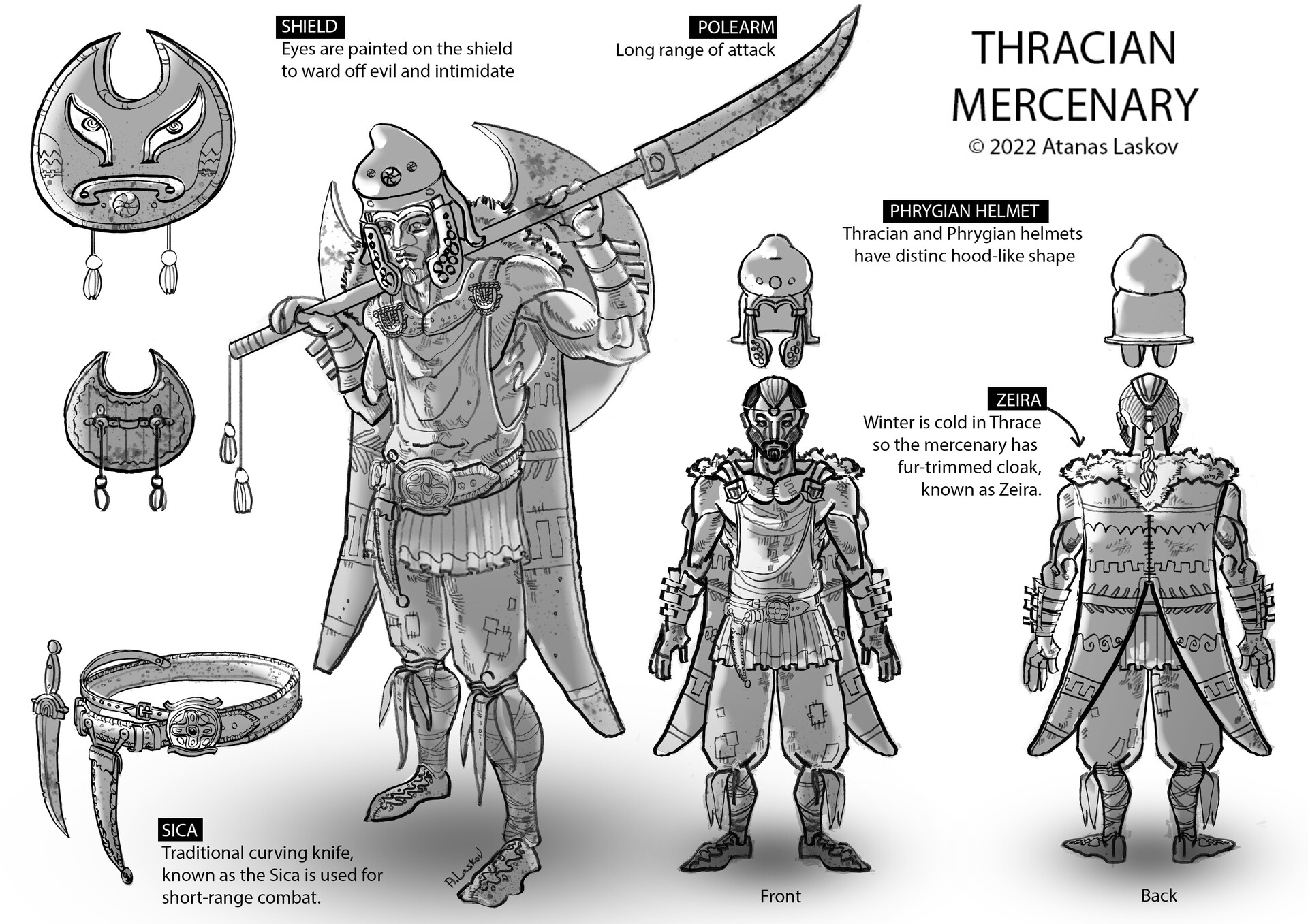 ArtStation - Thracian Mercenary