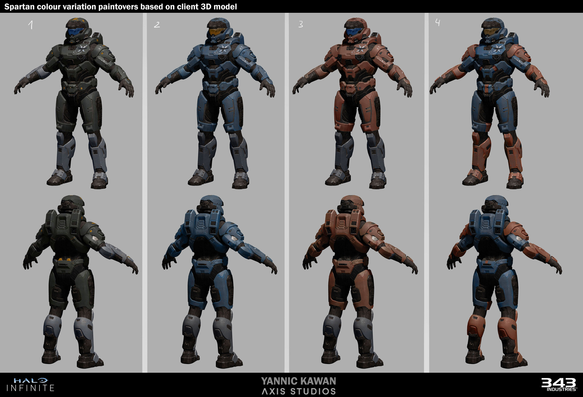 Yannic Kawan - Halo Infinite Multiplayer Cinematic Intro Concept Art