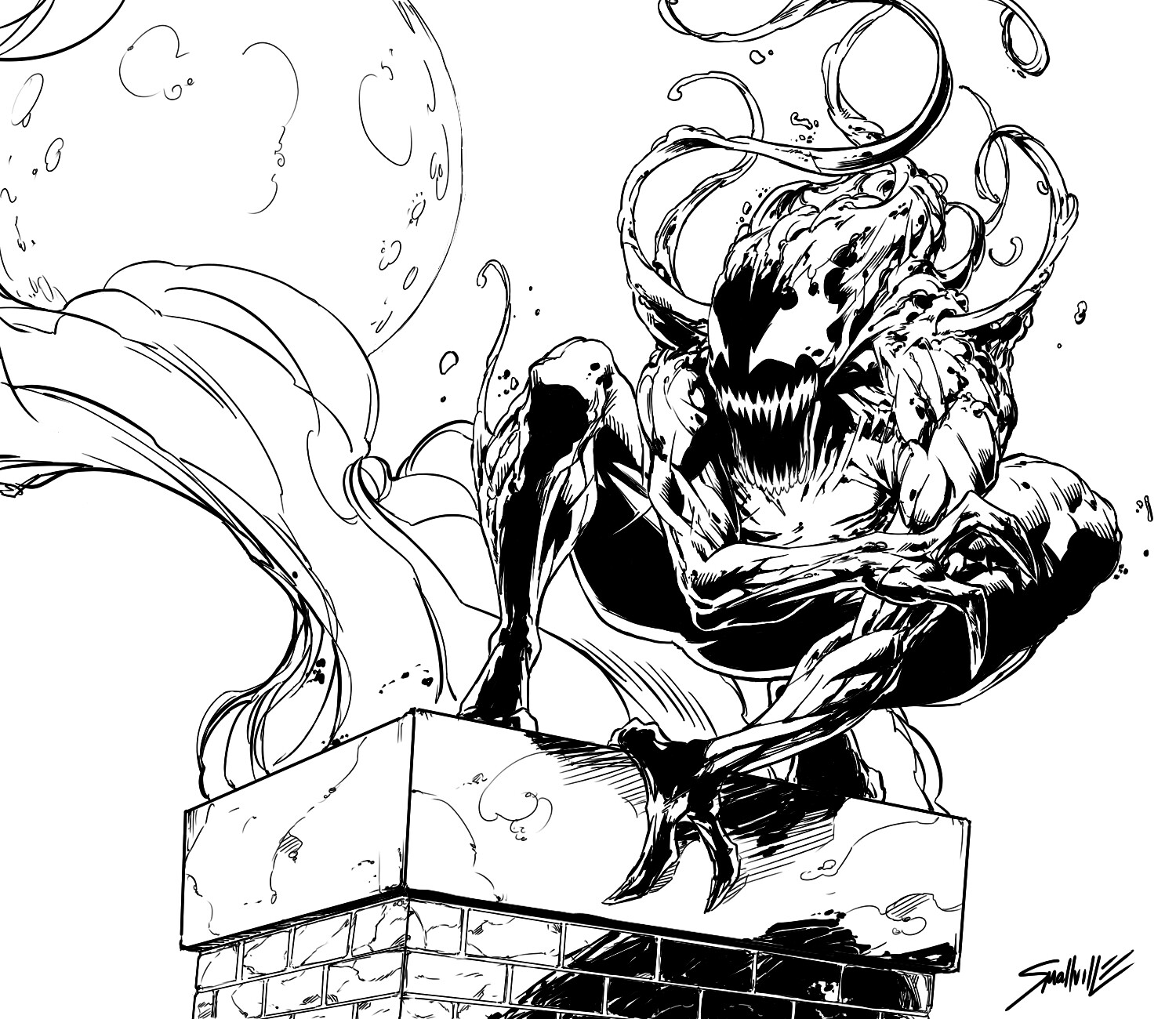 Ultimate Carnage Drawings