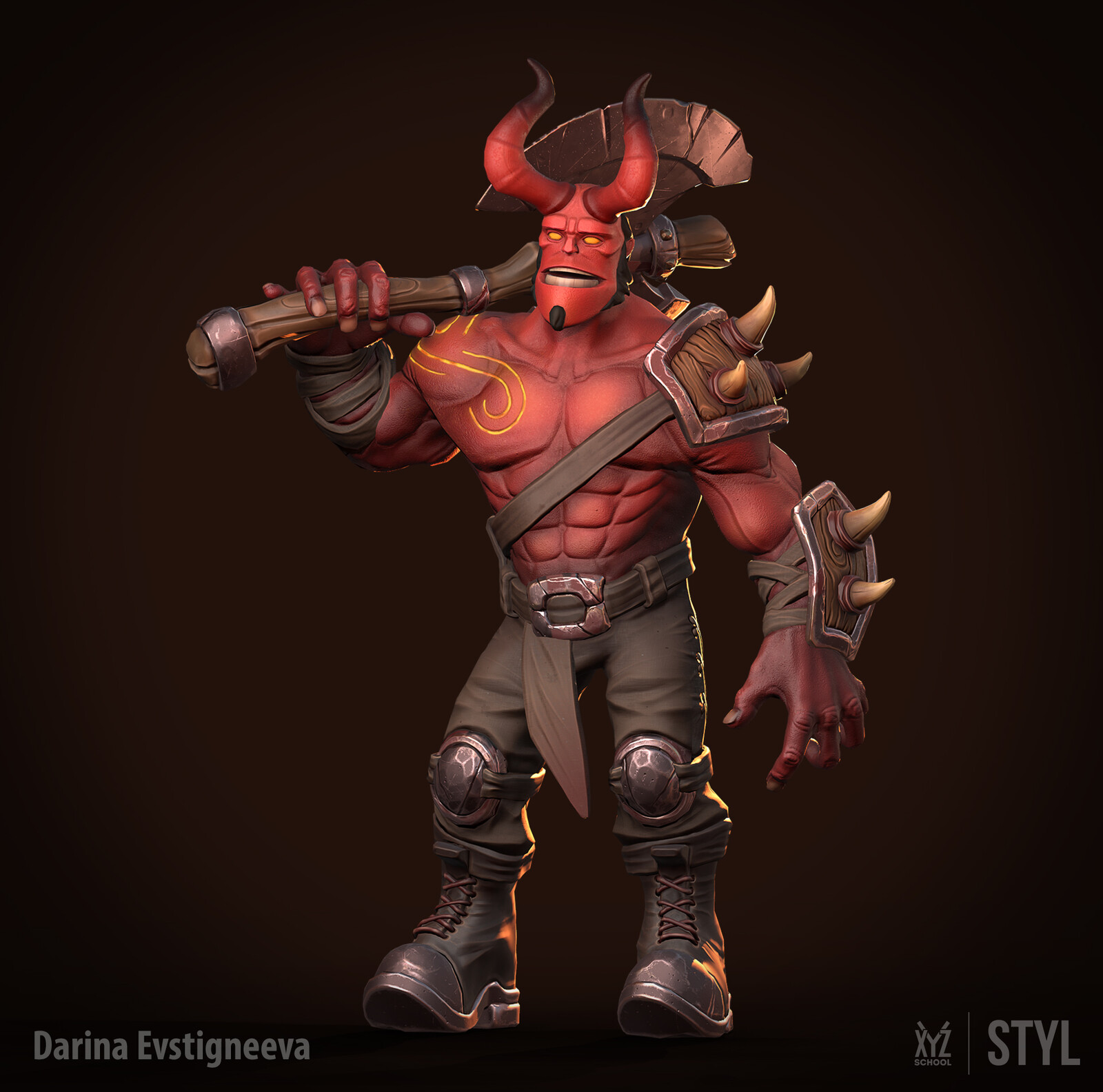 Darina Yevstihnieieva - Hellboy | Anung un Rama