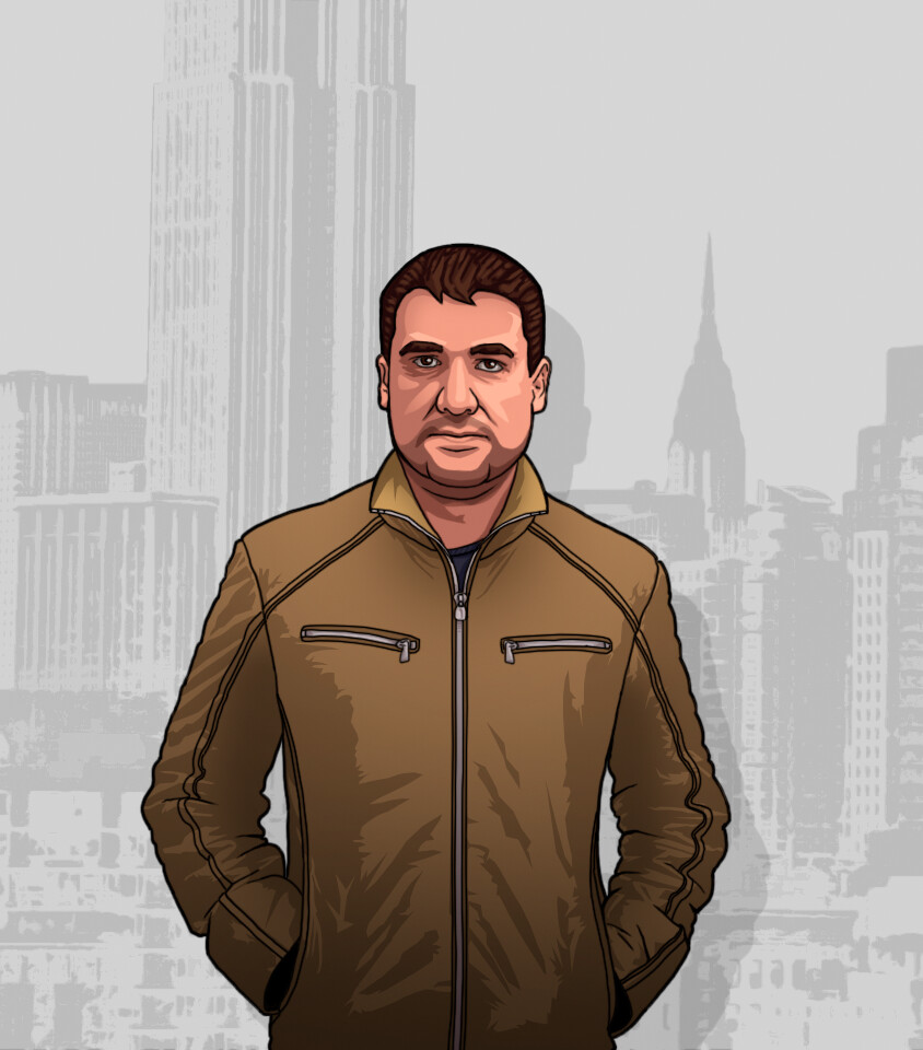 ArtStation - GTA style portrait