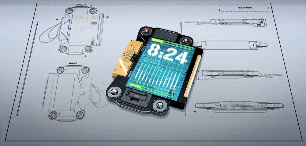 ArtStation - Earthfall - 2017 - guns and props and and tools and things