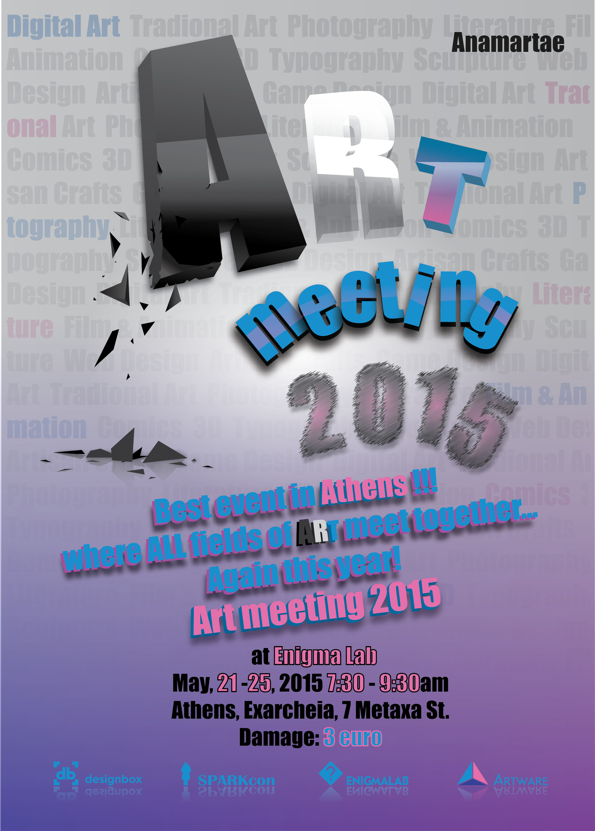 Typography Event Posters