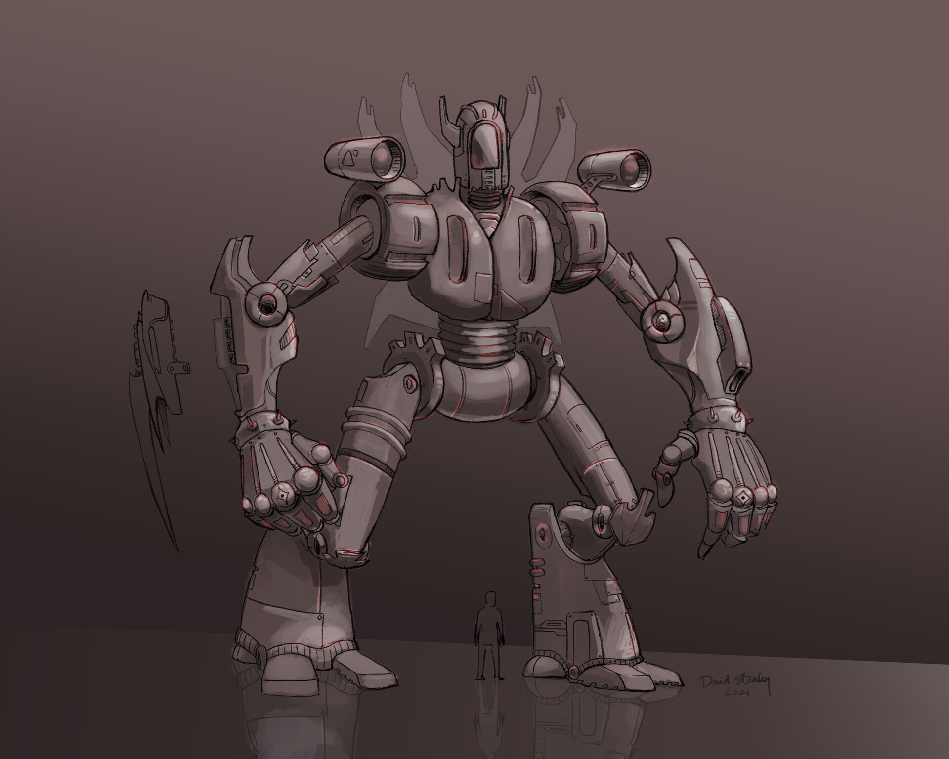 ArtStation - Giant Mech