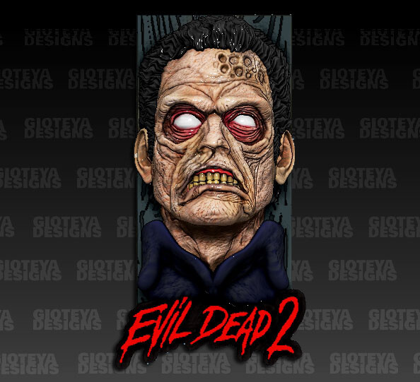 ArtStation - Evil Dead 2 Evil Ash Magnet
