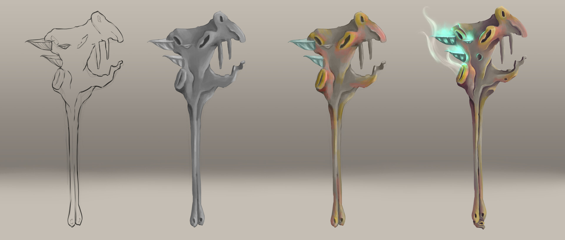 Pierre DOUET - Cave Weapons Set - Into the Cave