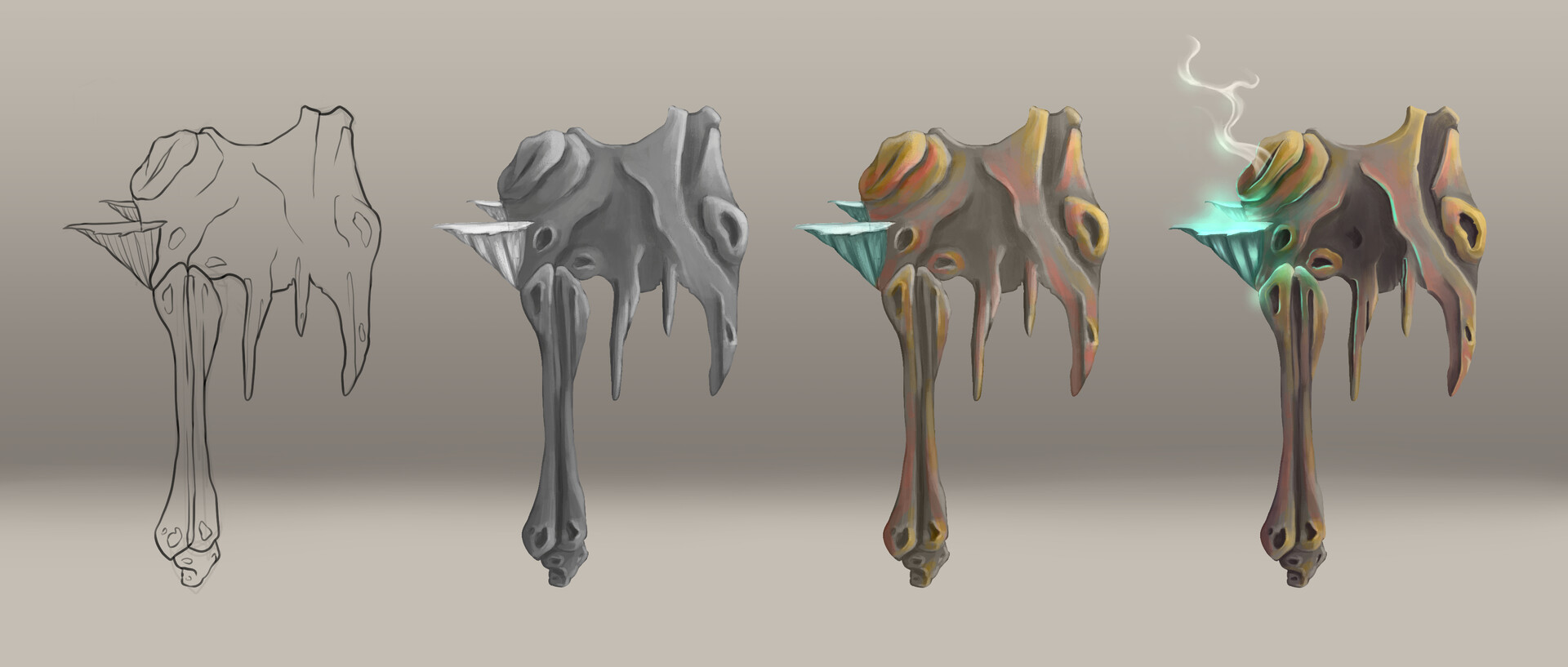 Pierre DOUET - Cave Weapons Set - Into the Cave