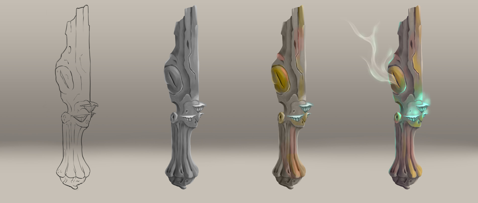 Pierre DOUET - Cave Weapons Set - Into the Cave