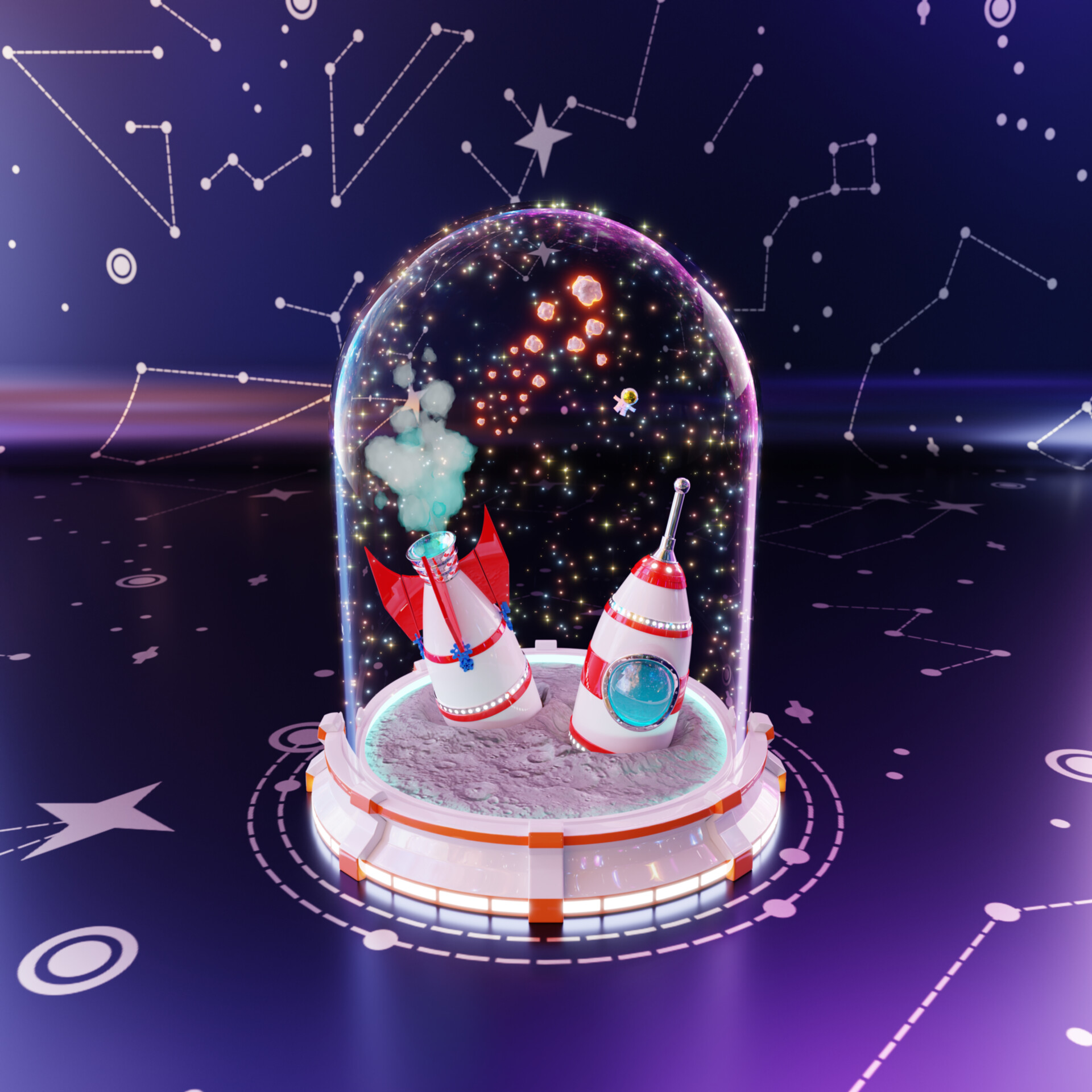 ArtStation - Outer Space Crash