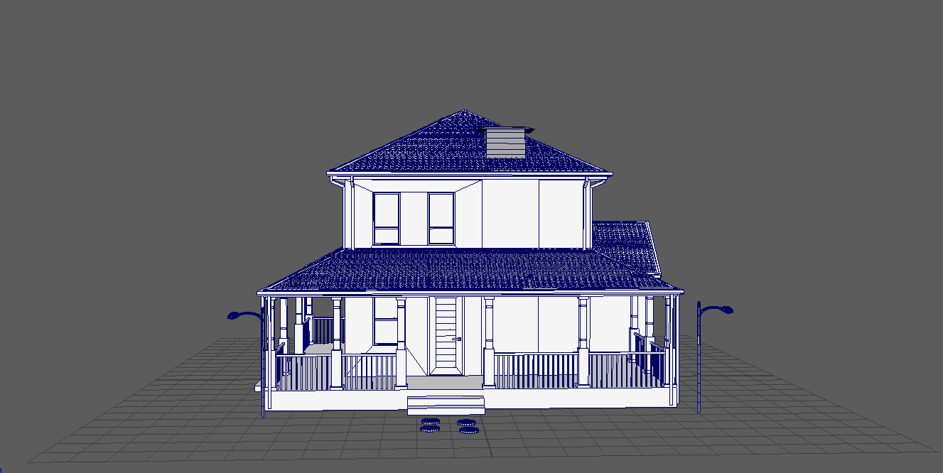 ArtStation - Wooden House || 3D Model of House || Concept art