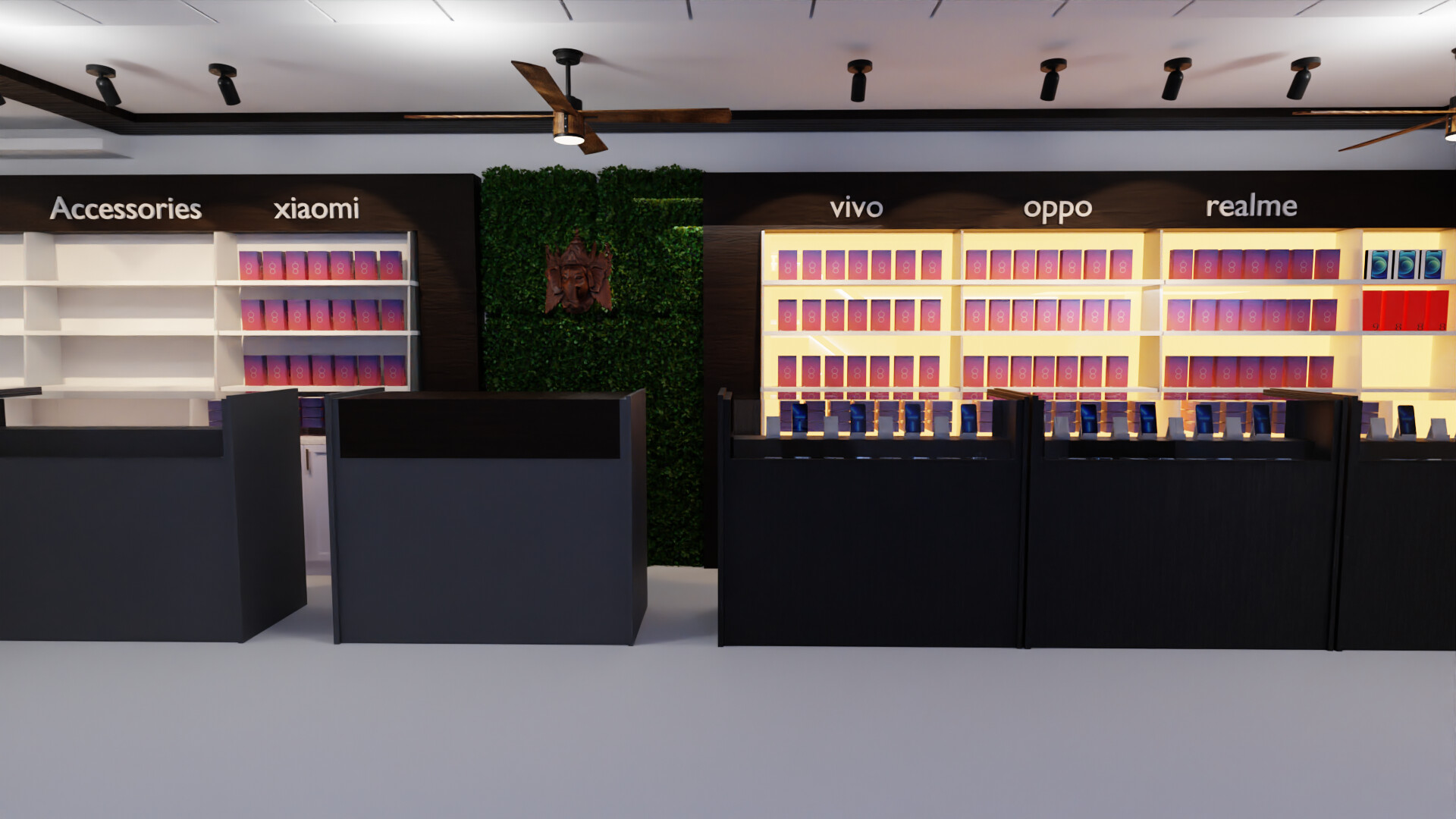 Mobile Shop Counter Design Images