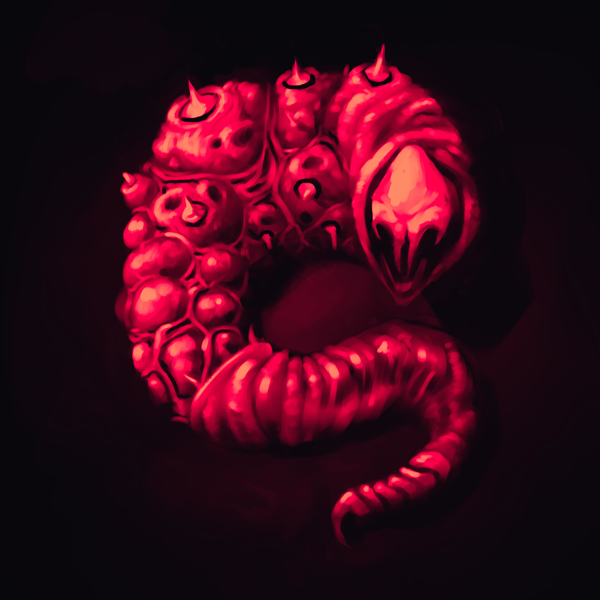 ArtStation - Sketch 1 - Asteroidal Worm