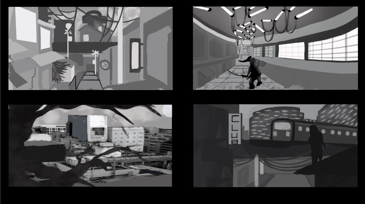 ArtStation - Thumbnails for my Uni project