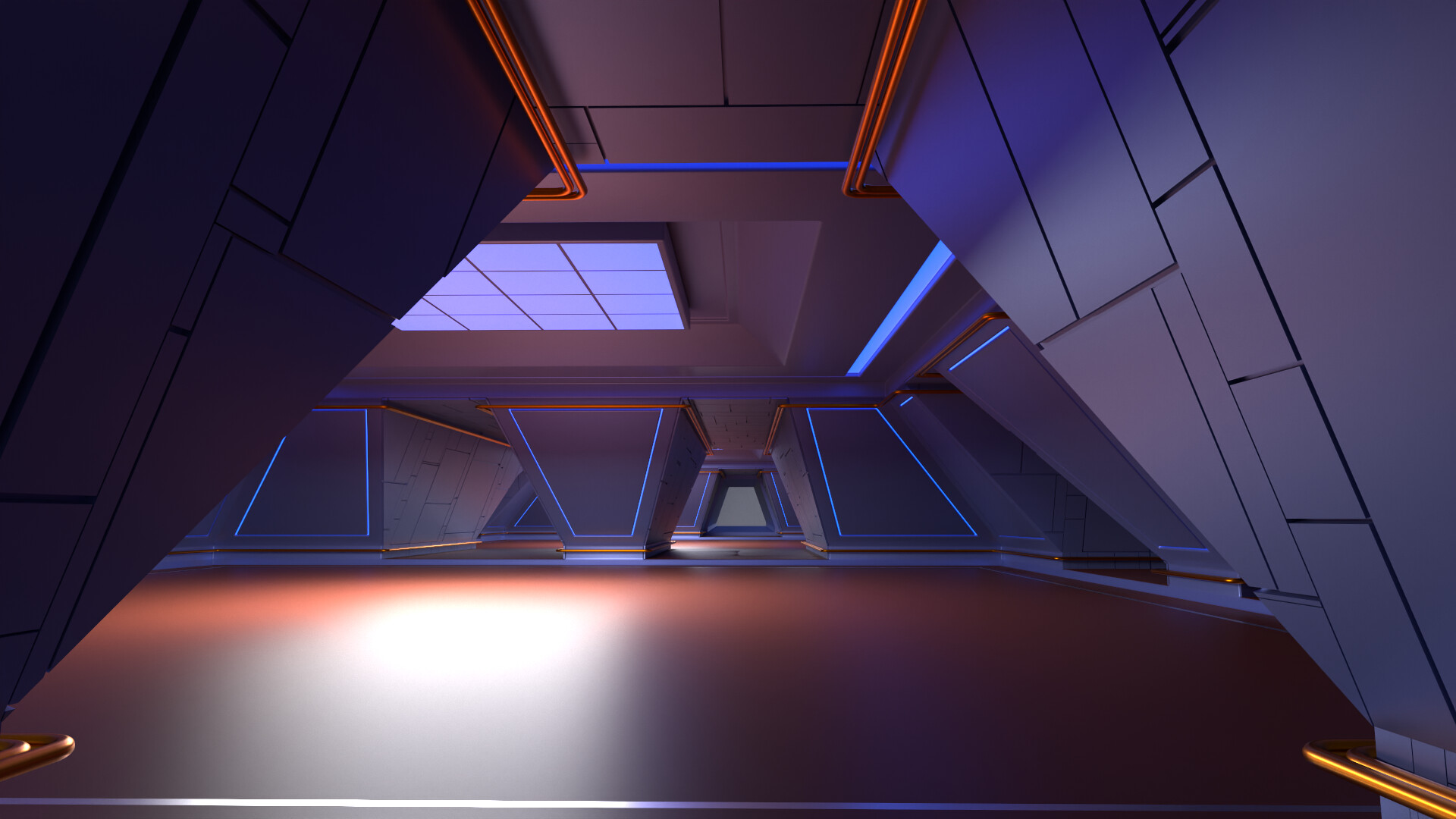 ArtStation - Futuristic Gallery Houdini