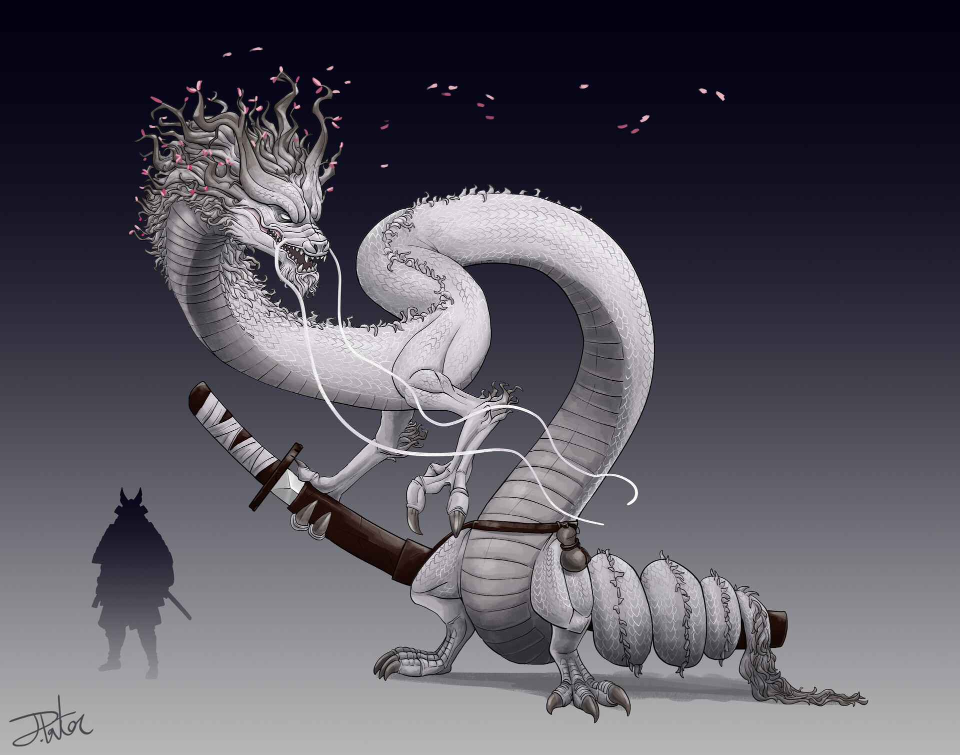 ArtStation - Katana Dragon