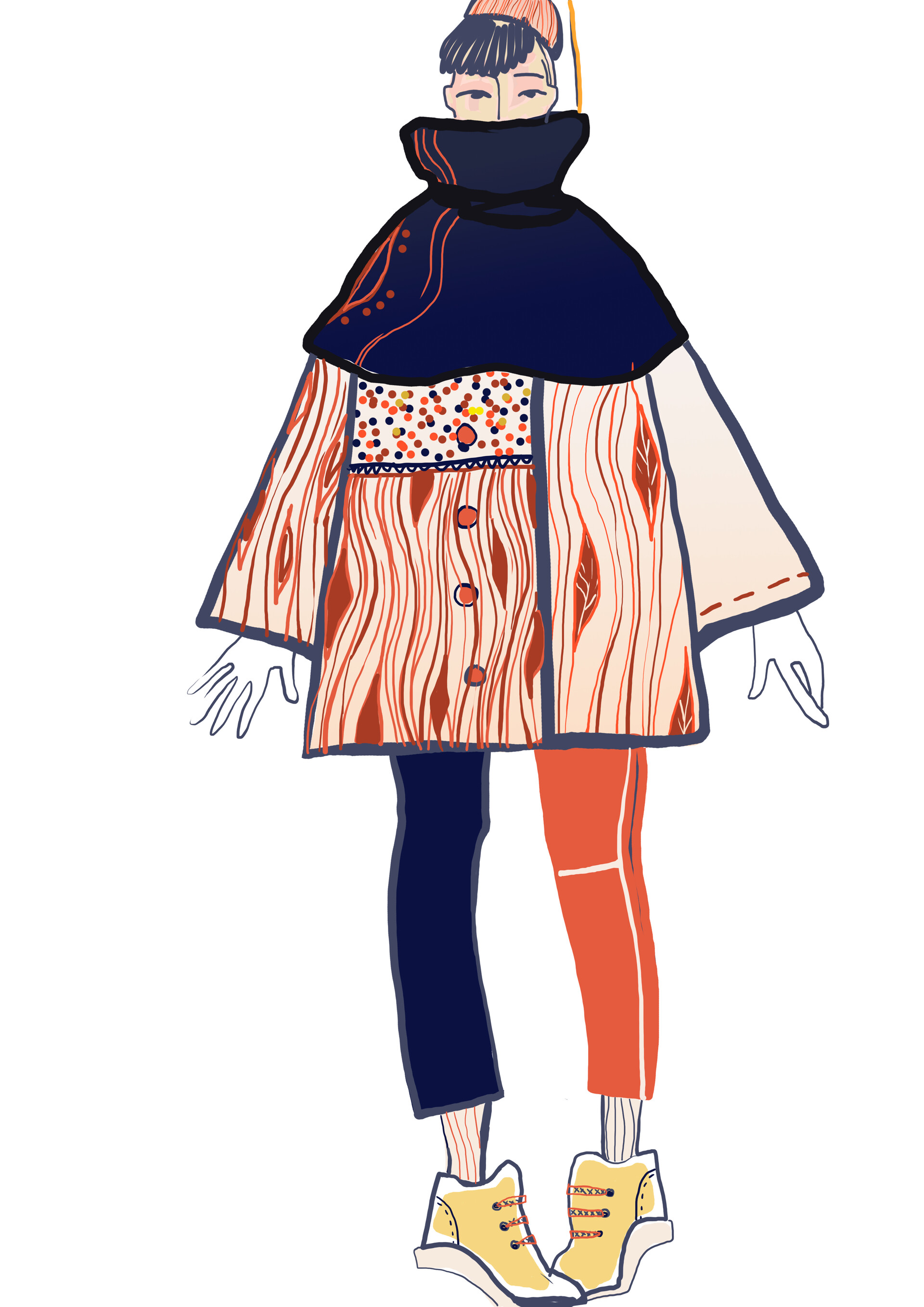 ArtStation - boho-chic illustration (fashion collection) 5 illustration