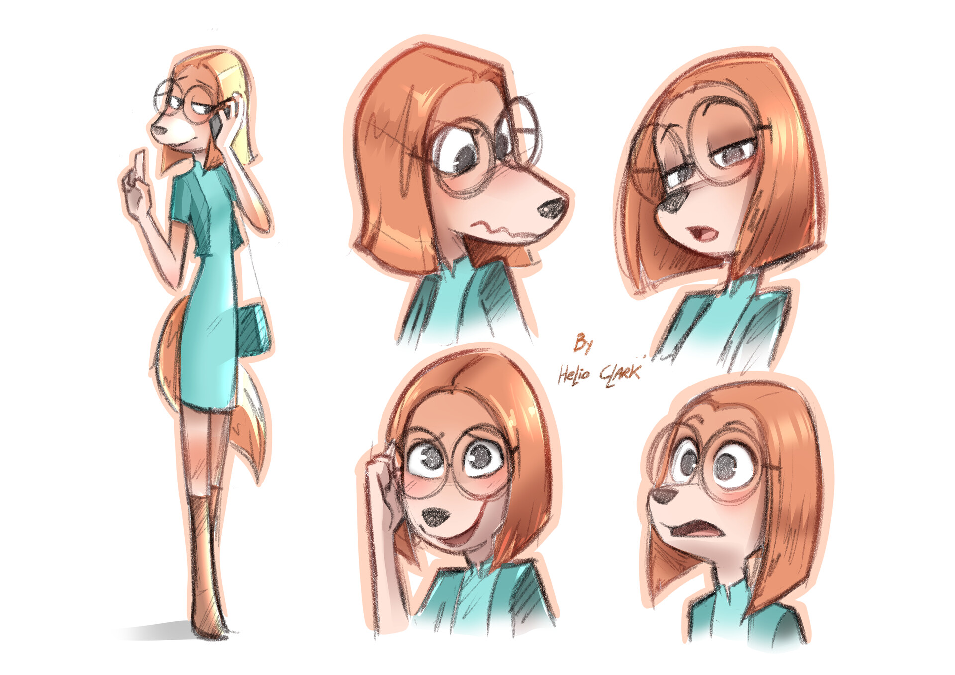 Helio Clark - Suki Lane from Sing 2 - Study