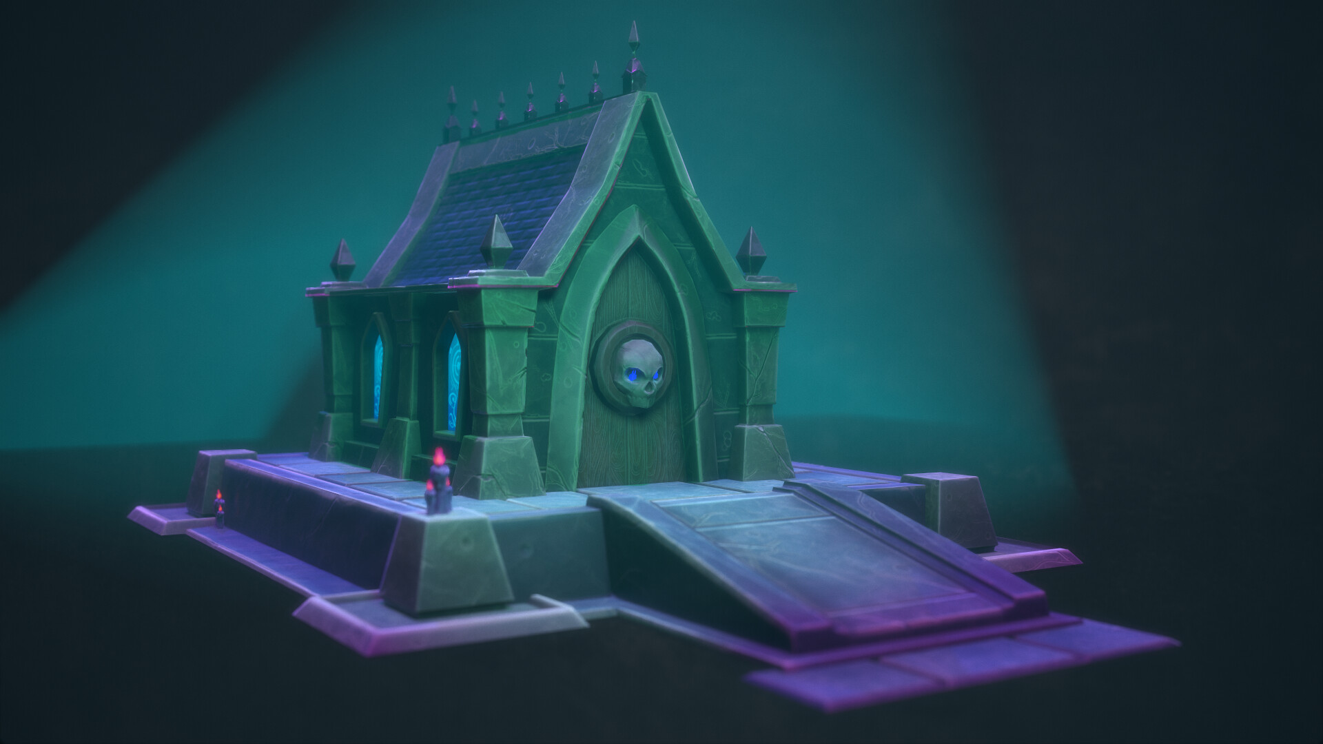 ArtStation - Mausoleum Structure (concept by David Harrington)