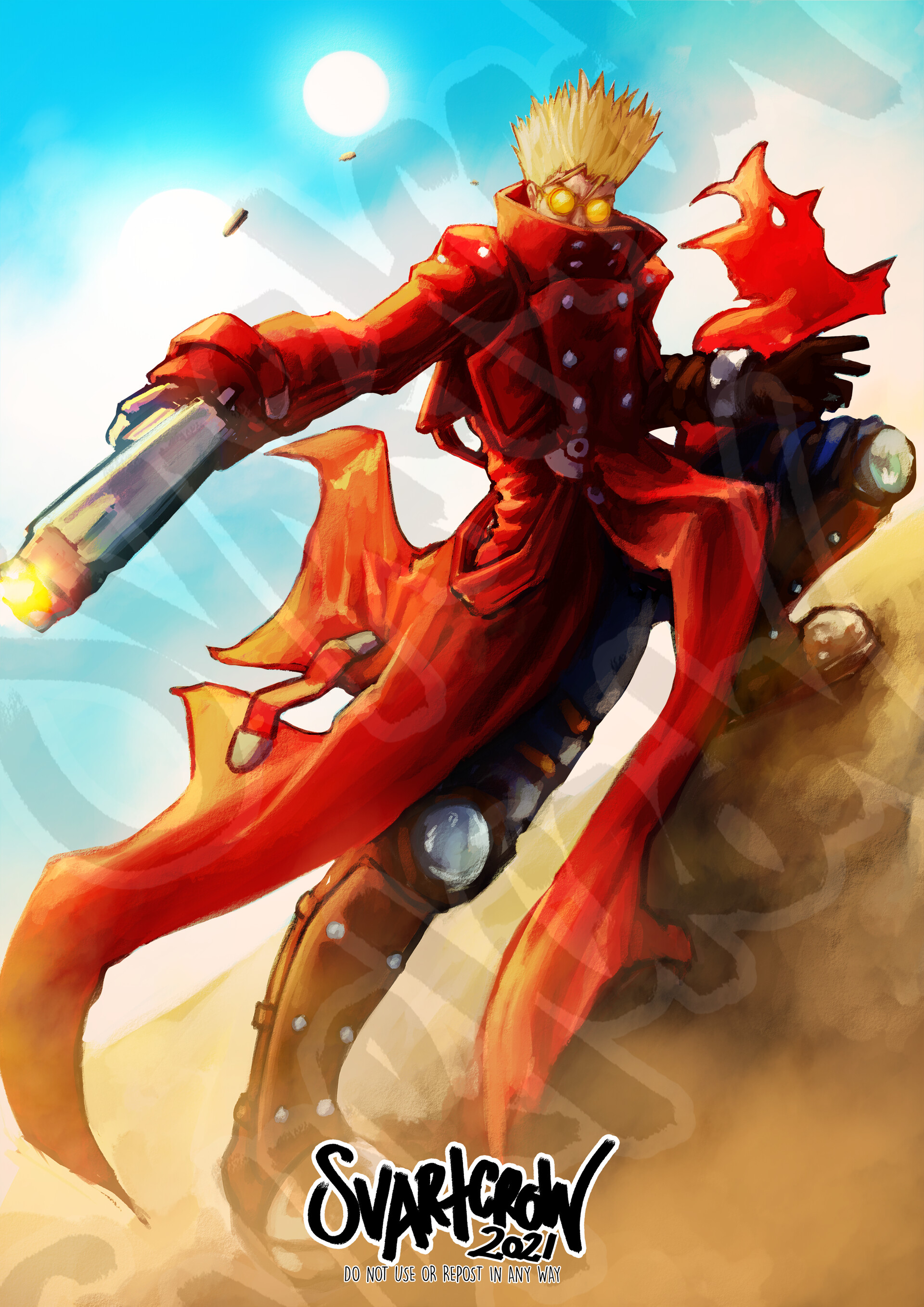 ArtStation - VASH LA STAMPEDE - Fan Art