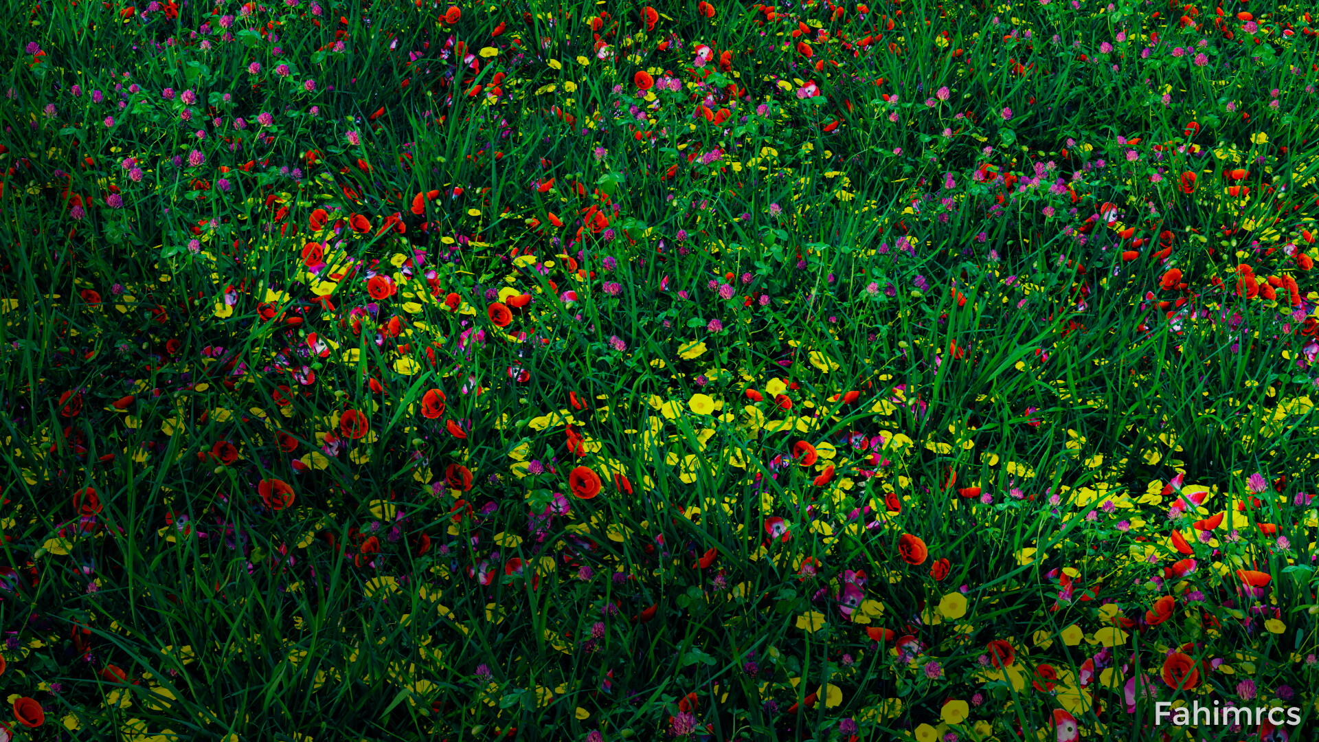 ArtStation - Flowers on the ground