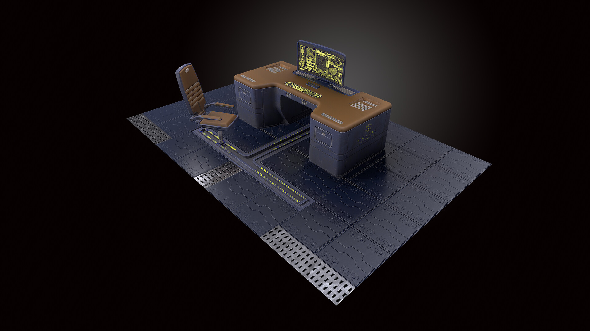 ArtStation - Sci-Fi Workplace