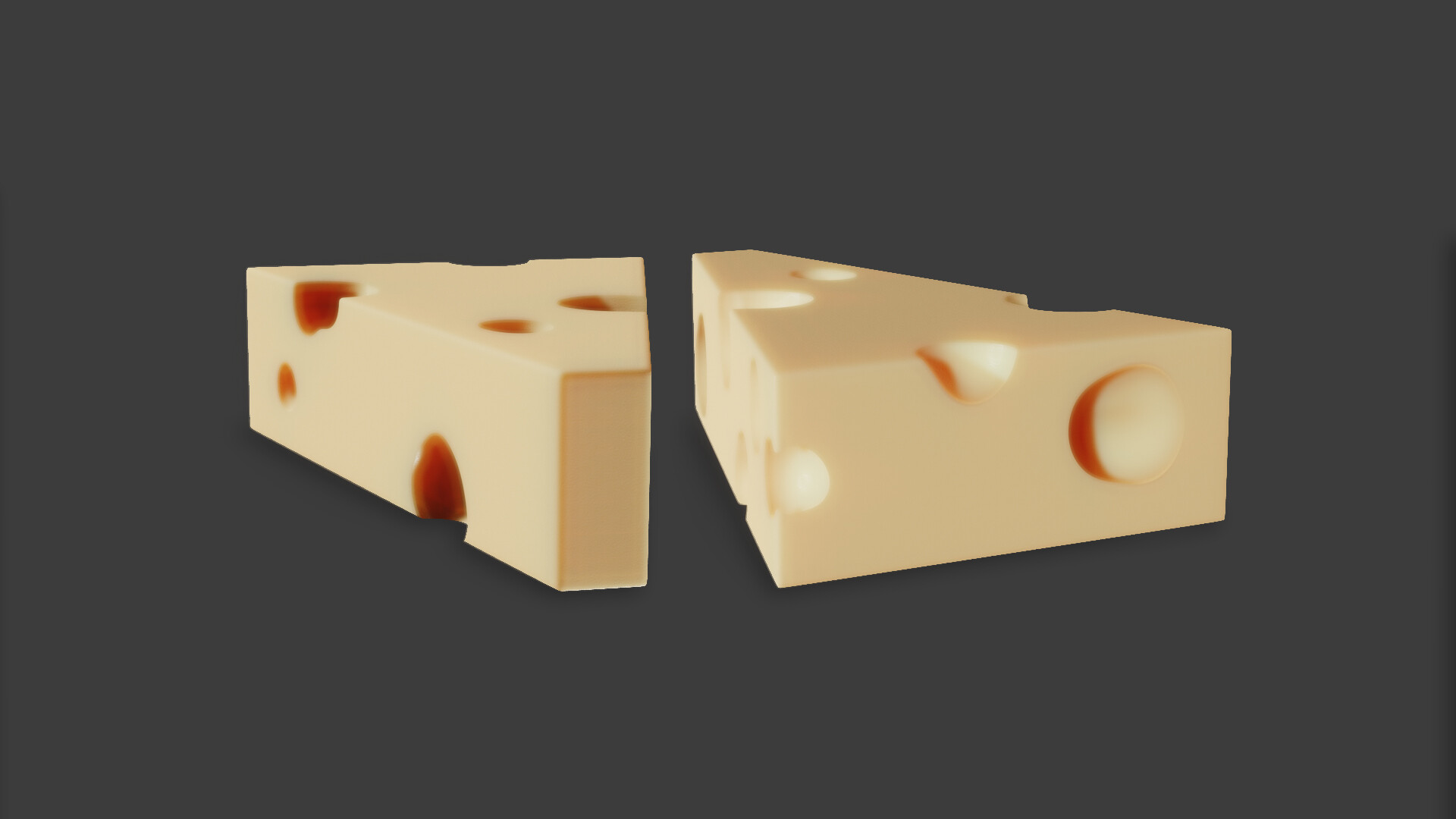 ArtStation - Cheese 3D | Fromage 3D | Blender
