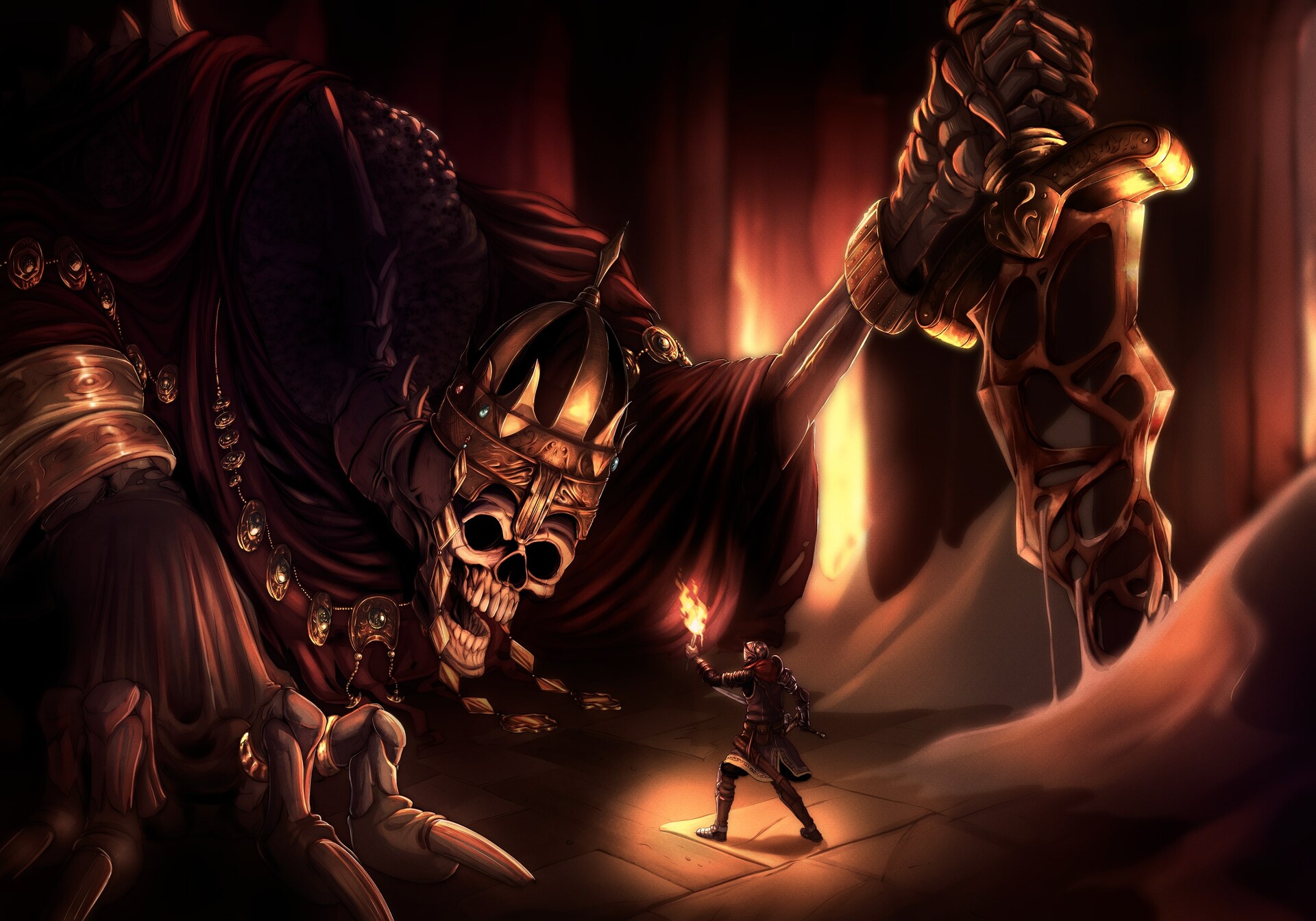 ArtStation - High Lord Wolnir from Dark Souls 3