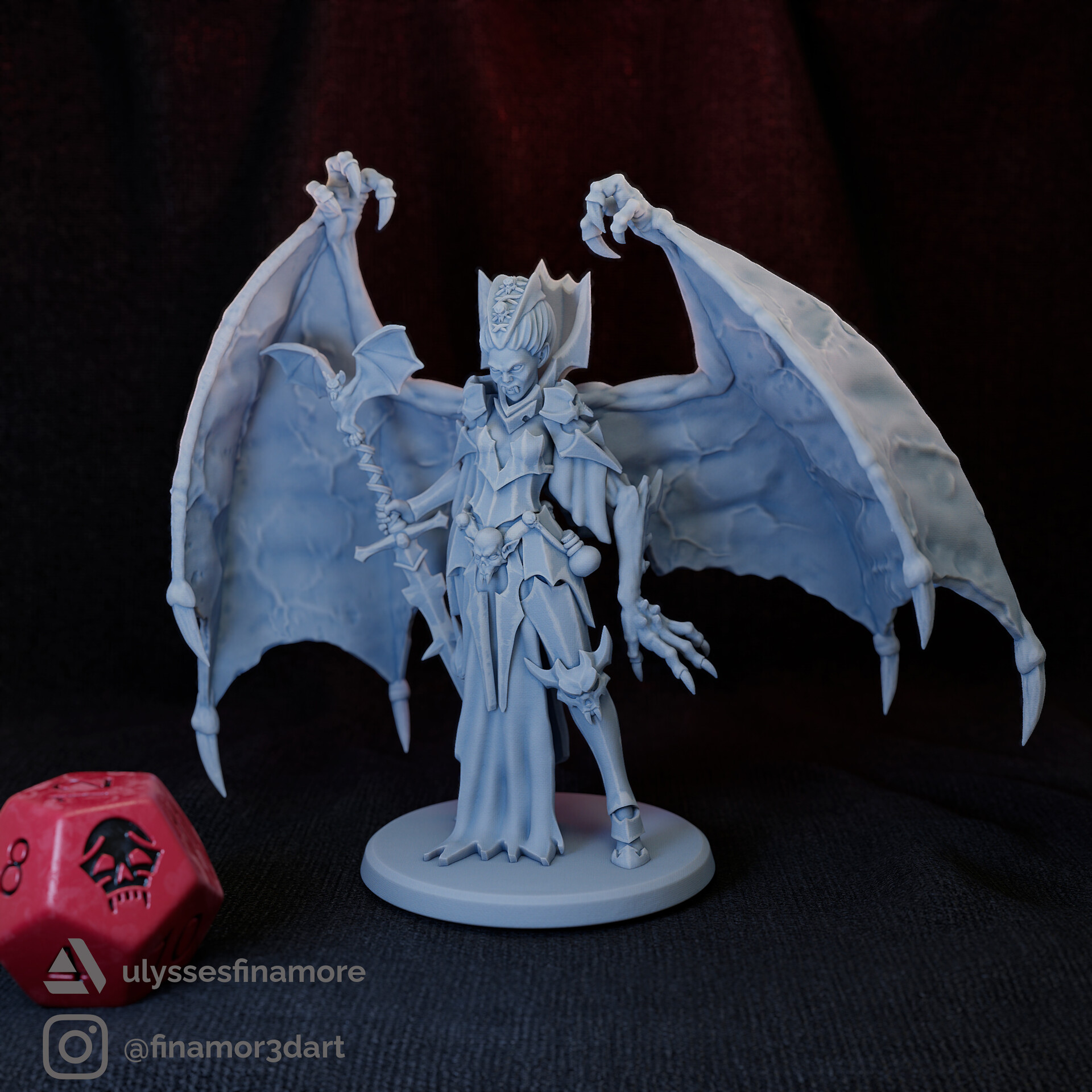 ArtStation - Miniature - Female Vampire
