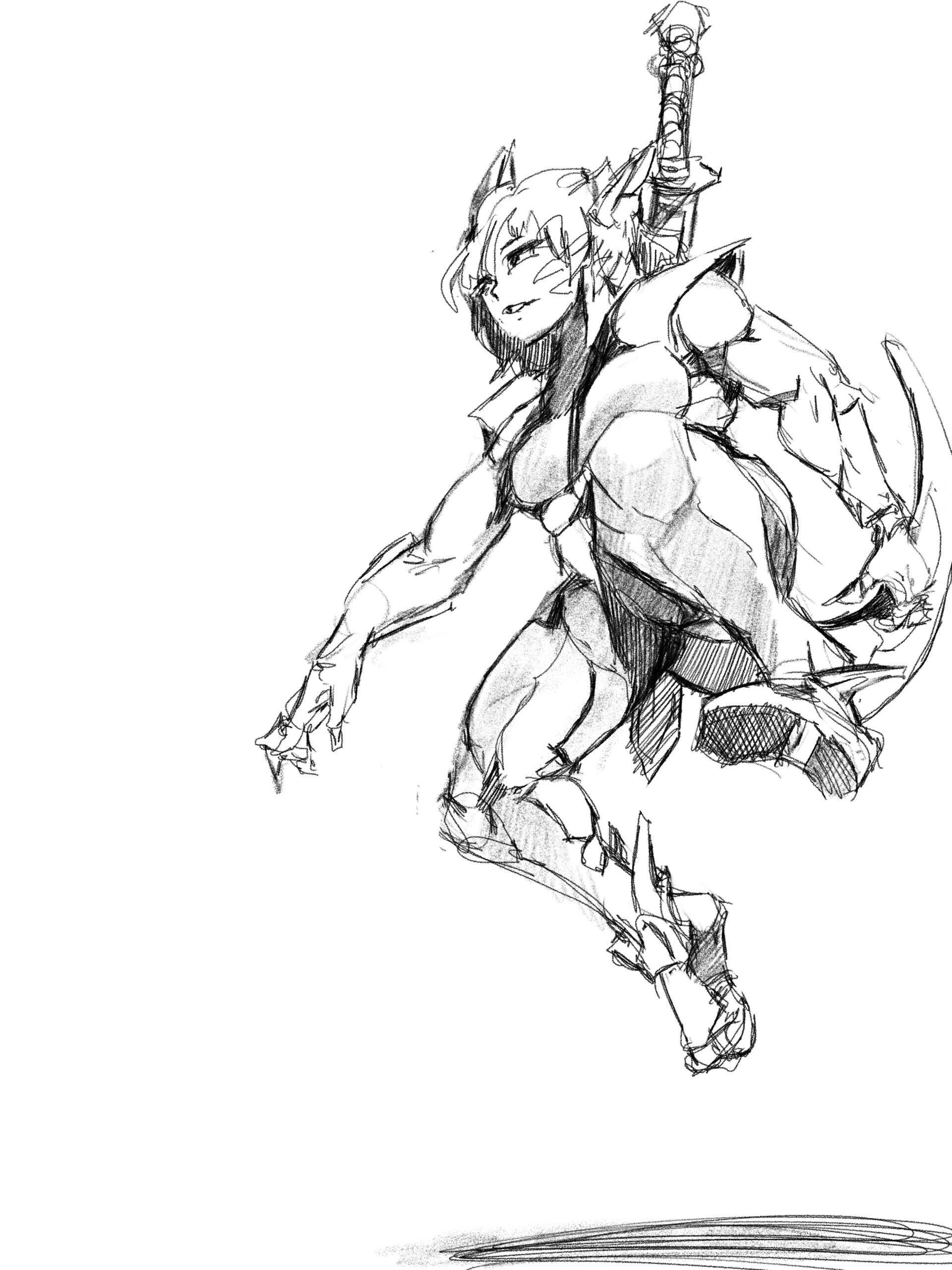 ArtStation - Combat Elf